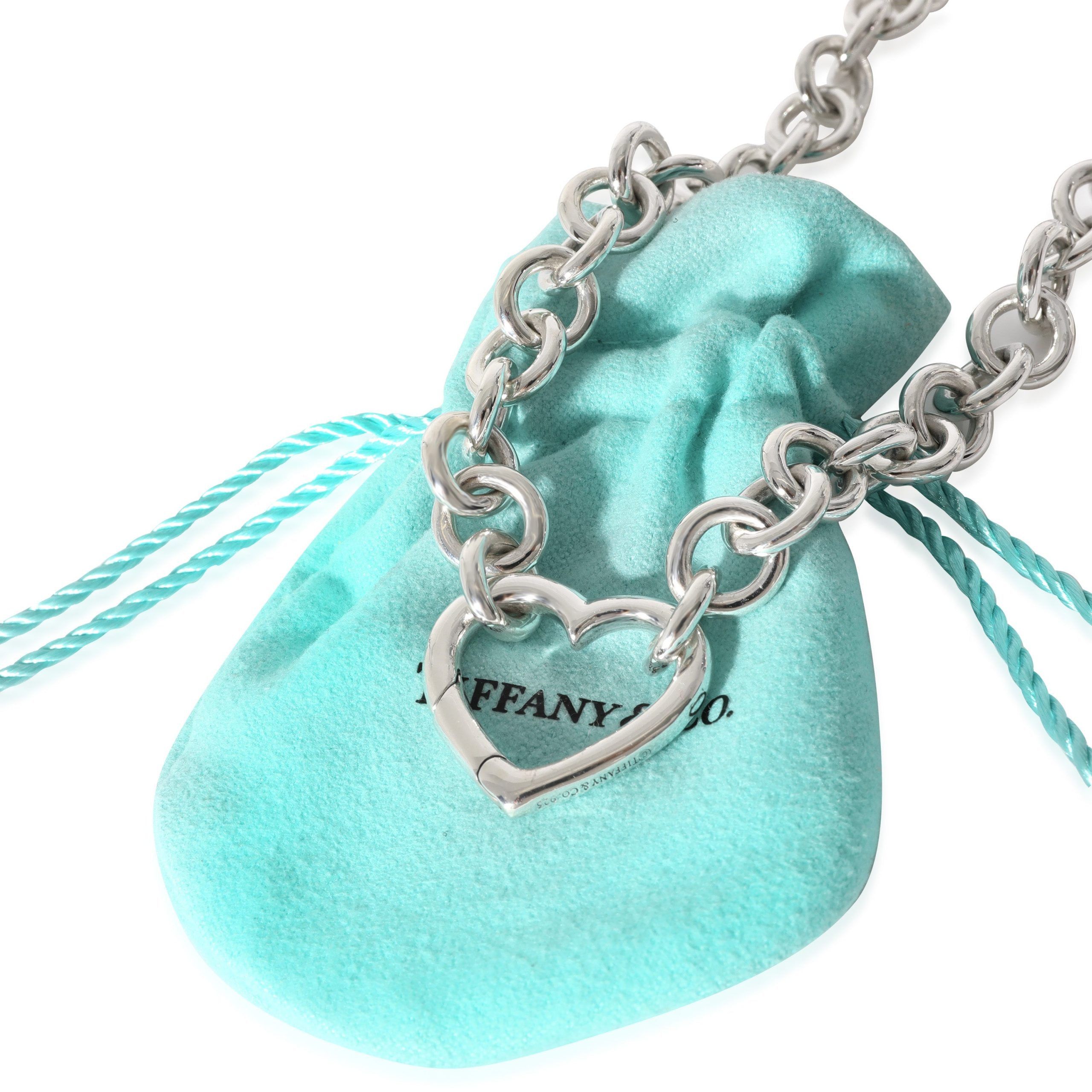 Tiffany Co. Tiffany Co. Tiffany Co. Heart Clasp Necklace in Sterling Silver Grailed
