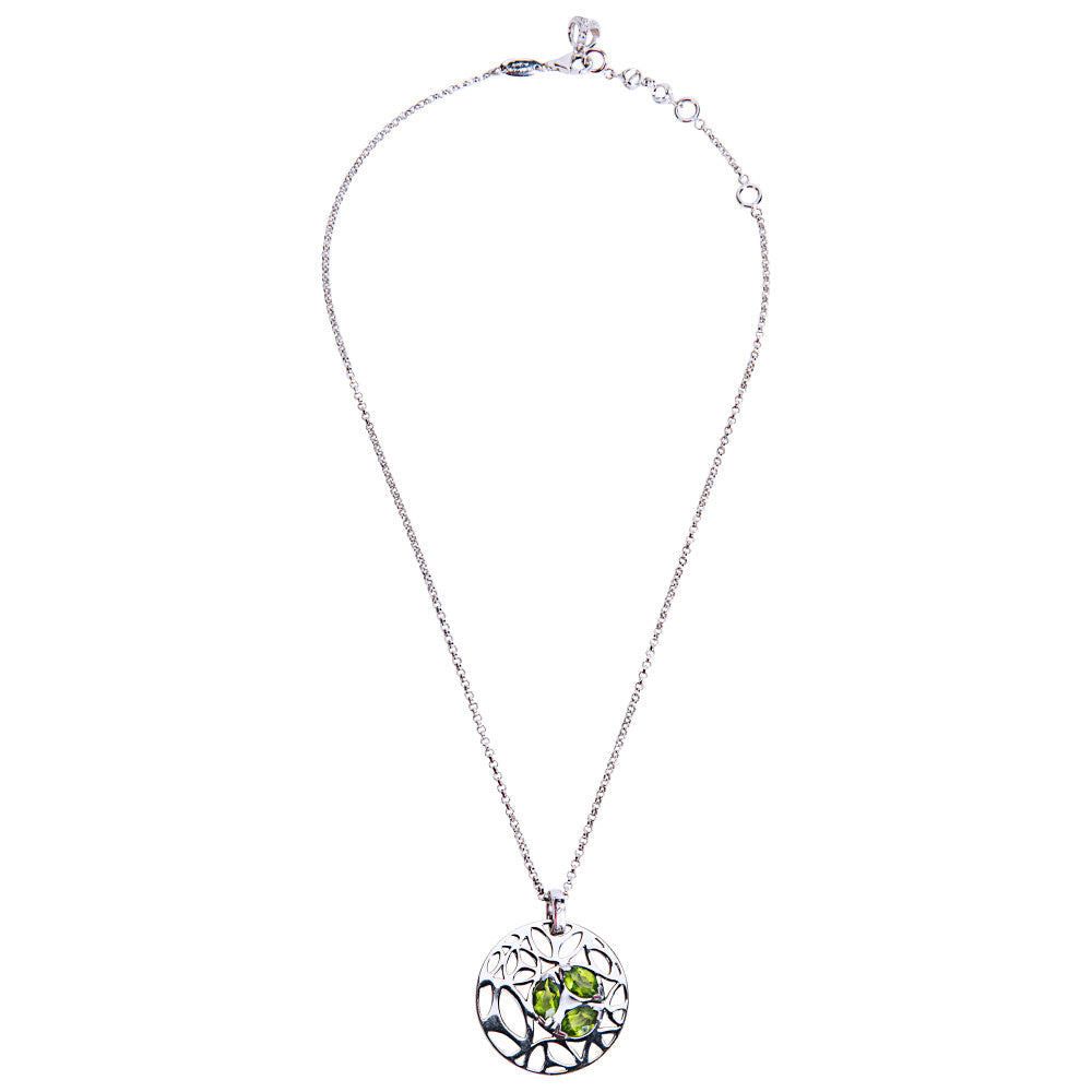 Tiffany & Co. Di Modolo Green Quartz Ricamo Pendant in Plated Rhodium ...