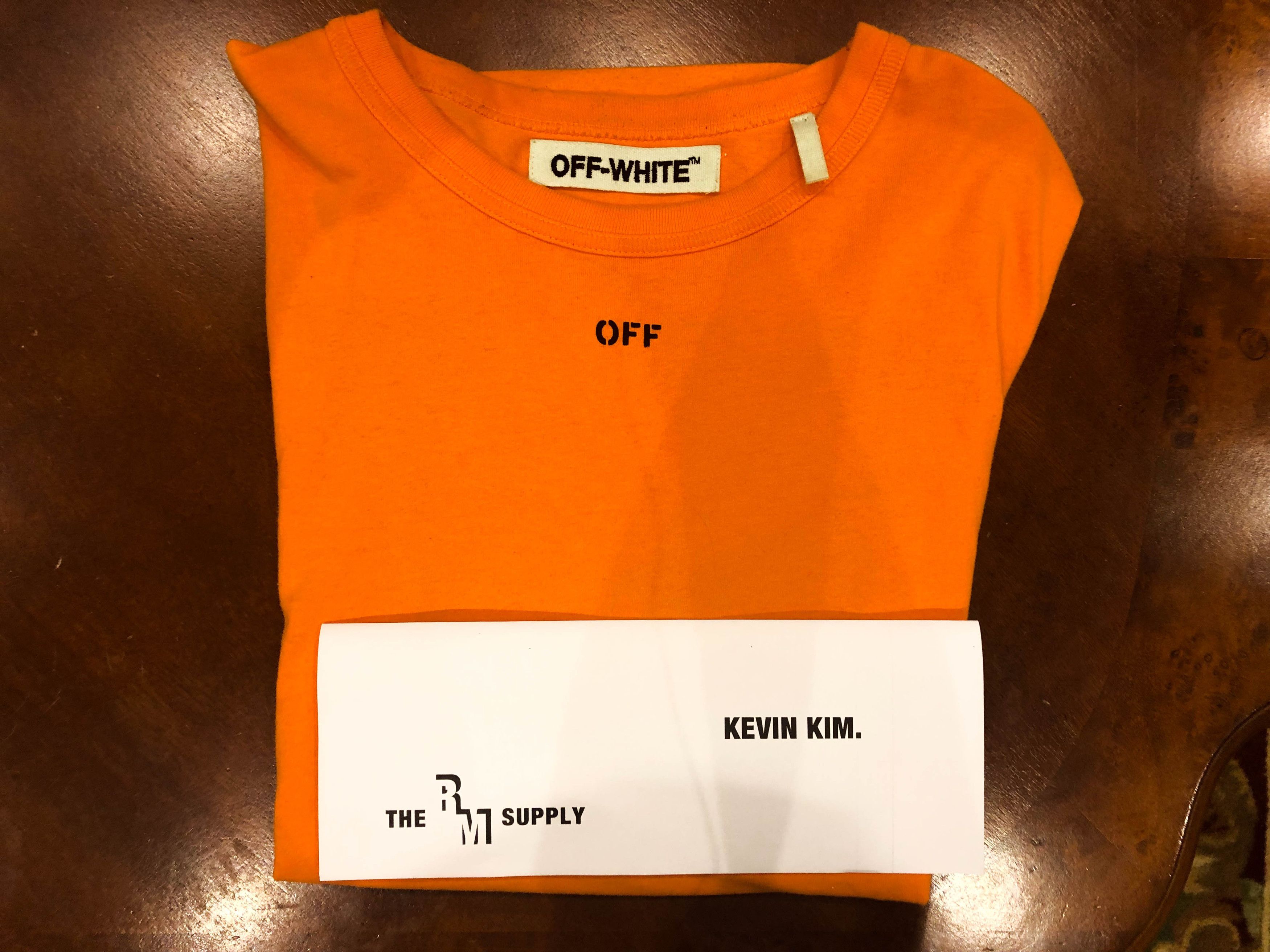 Off-White × Vlone OFF WHITE x Vlone Orange Longsleeve | Grailed