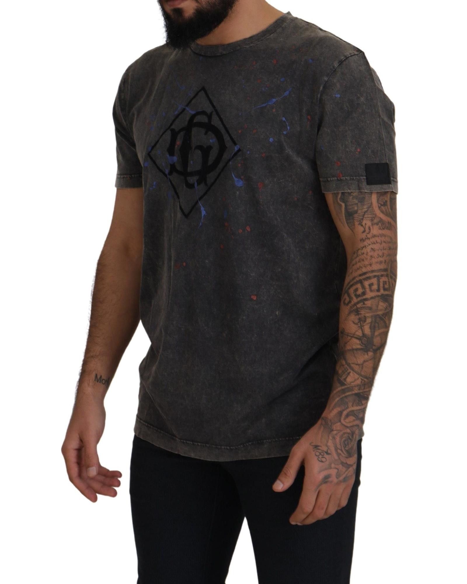 Dolce & Gabbana Discolored Effect Logo T-shirt | Grailed