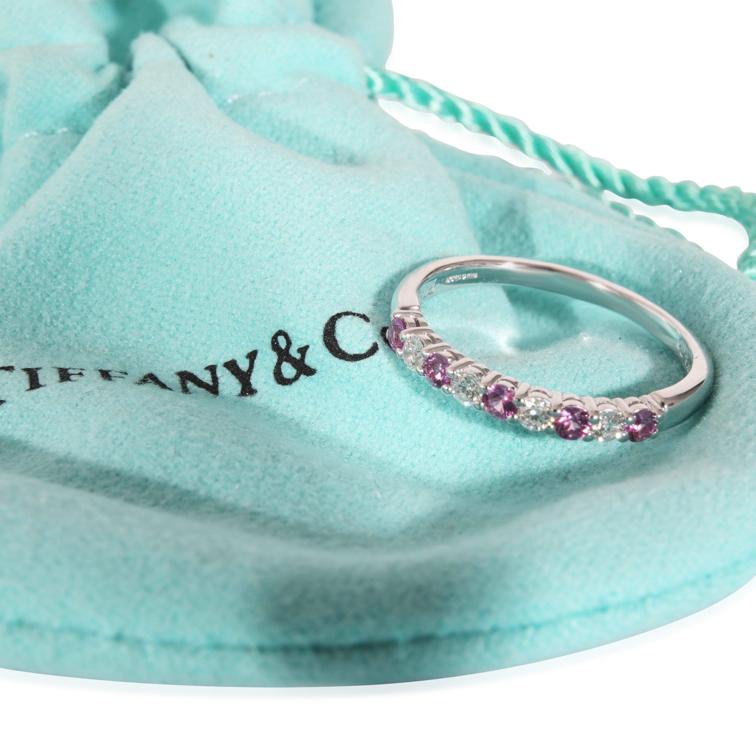 Tiffany & Co. Tiffany & Co. Forever Pink Sapphire Diamond Band in ...
