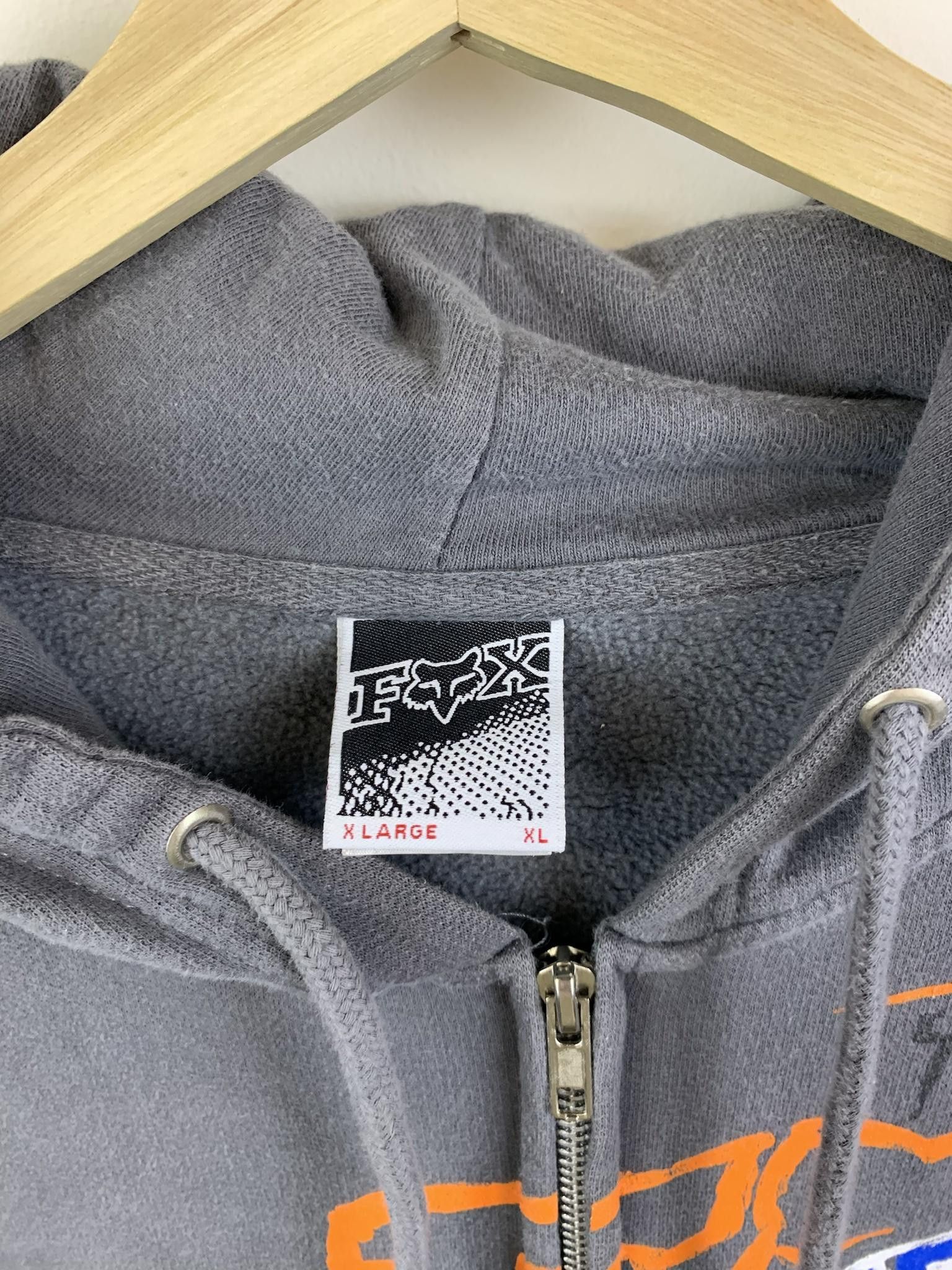 Racing Vintage Y2K Fox Racing Zip Hoodie | Grailed
