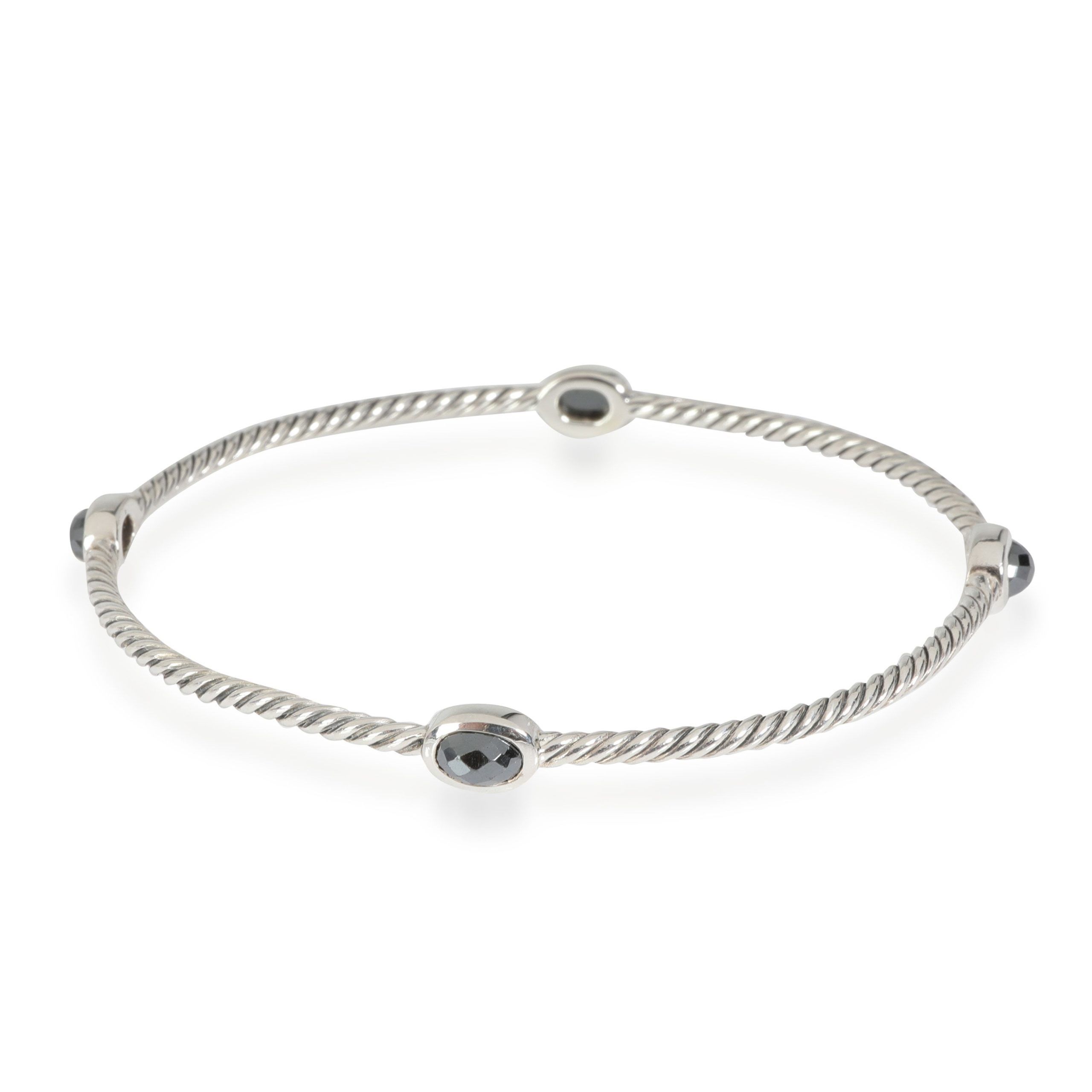 David Yurman David Yurman Color Classics Hematite Bangle Set in ...