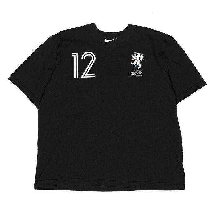 Nike Nike x Off-White Number "12" Black T-shirt | Grailed