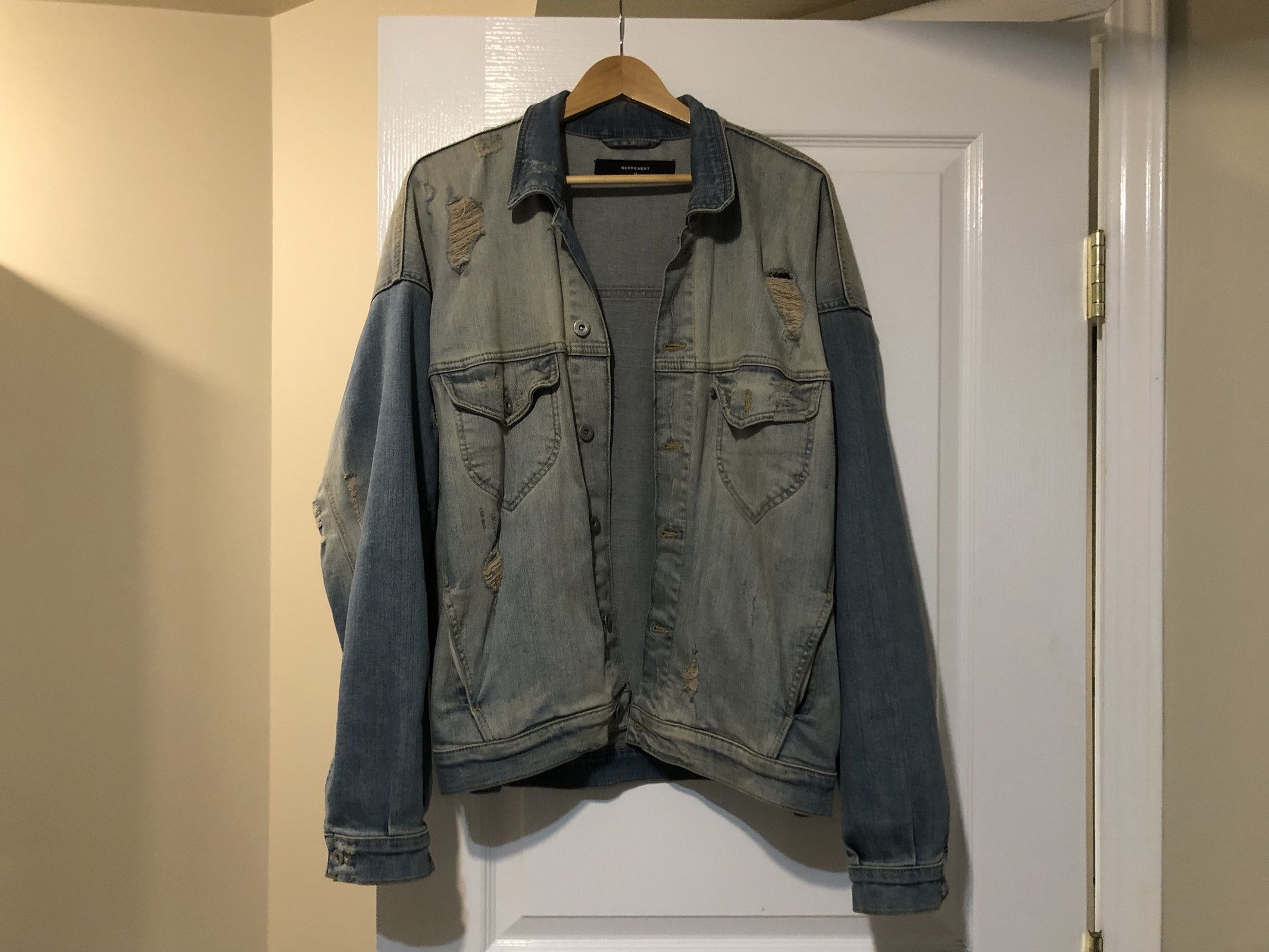 Represent Clo. Represent Denim Jacket | Grailed
