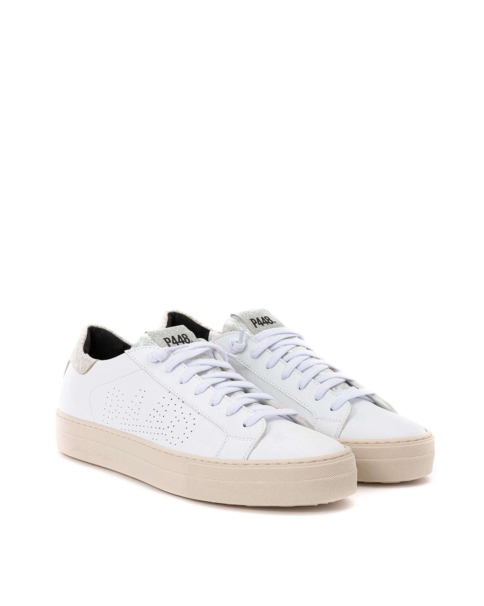 P448 Leather Sneakers with Logo Detailing | Grailed