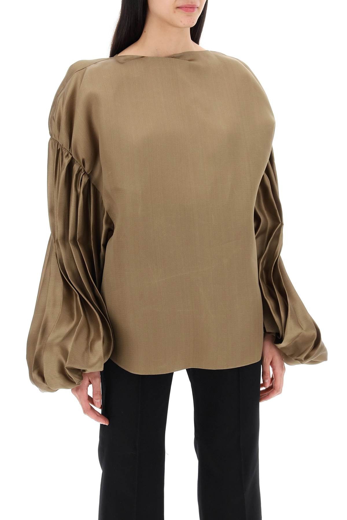 KHAITE Khaite "Quico Blouse With Puffed Sleeves | Grailed