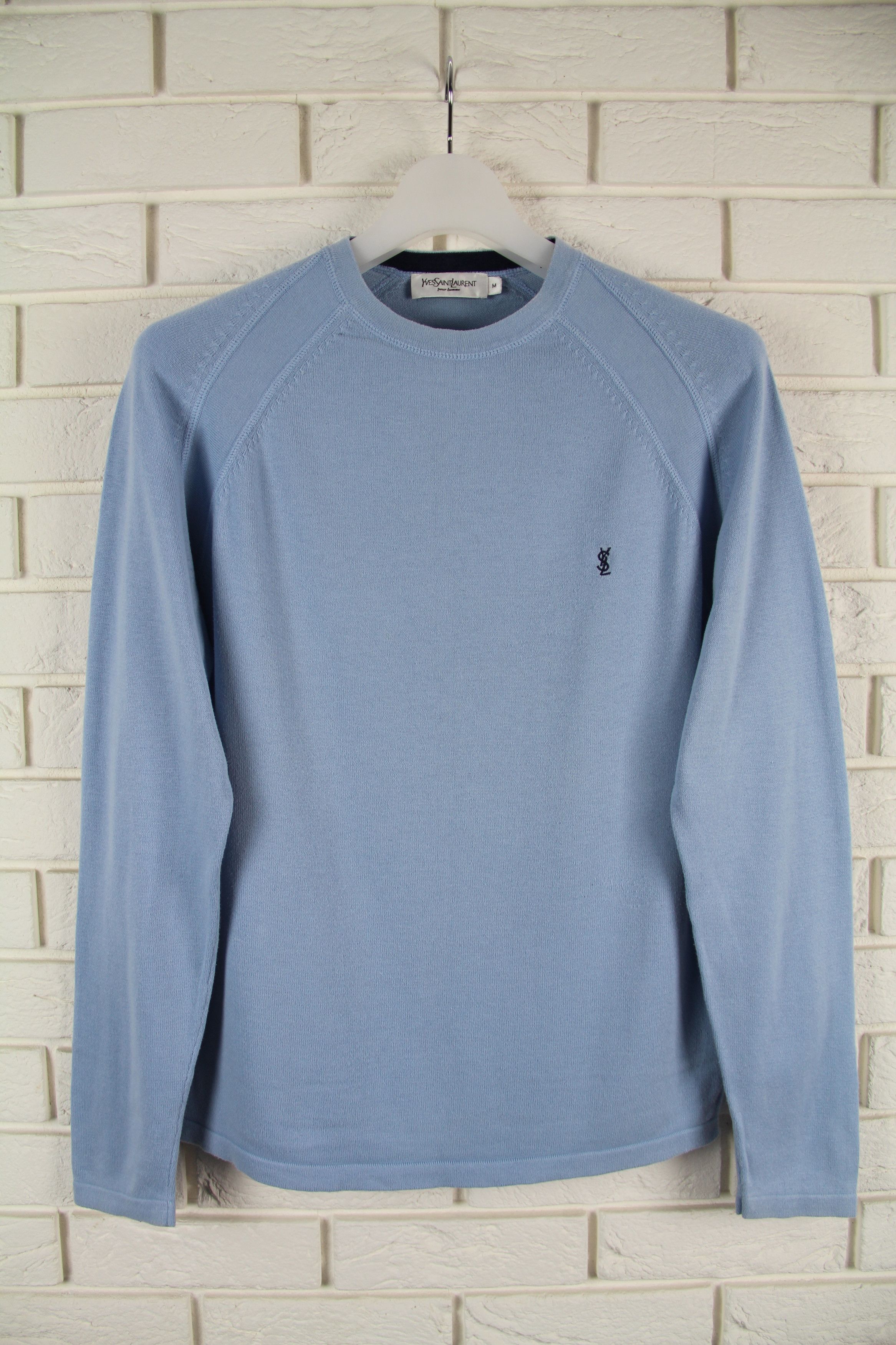 Saint Laurent Paris × Yves Saint Laurent YSL Logo Sweater | Grailed