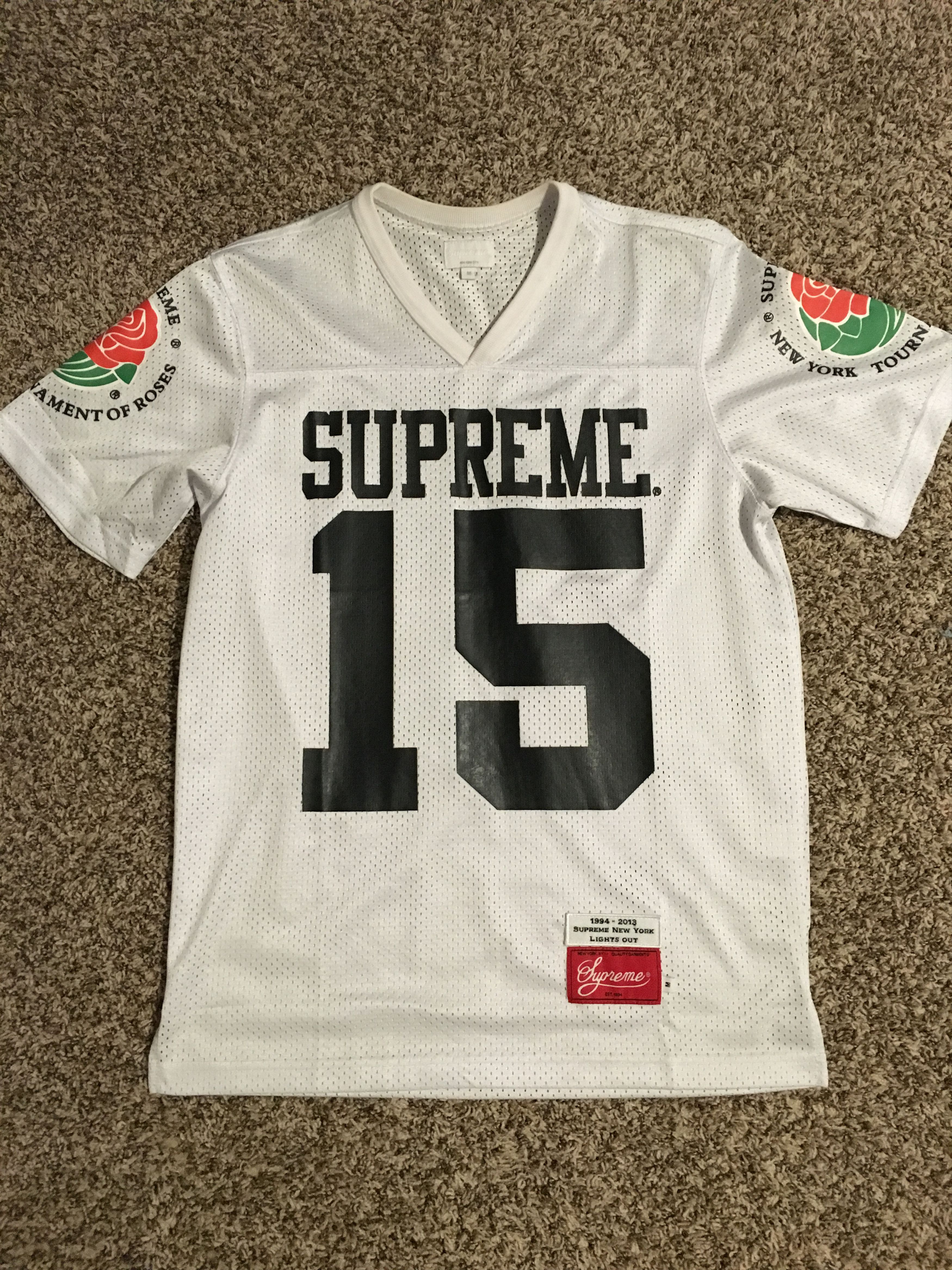 Supreme Roses Jersey | Grailed
