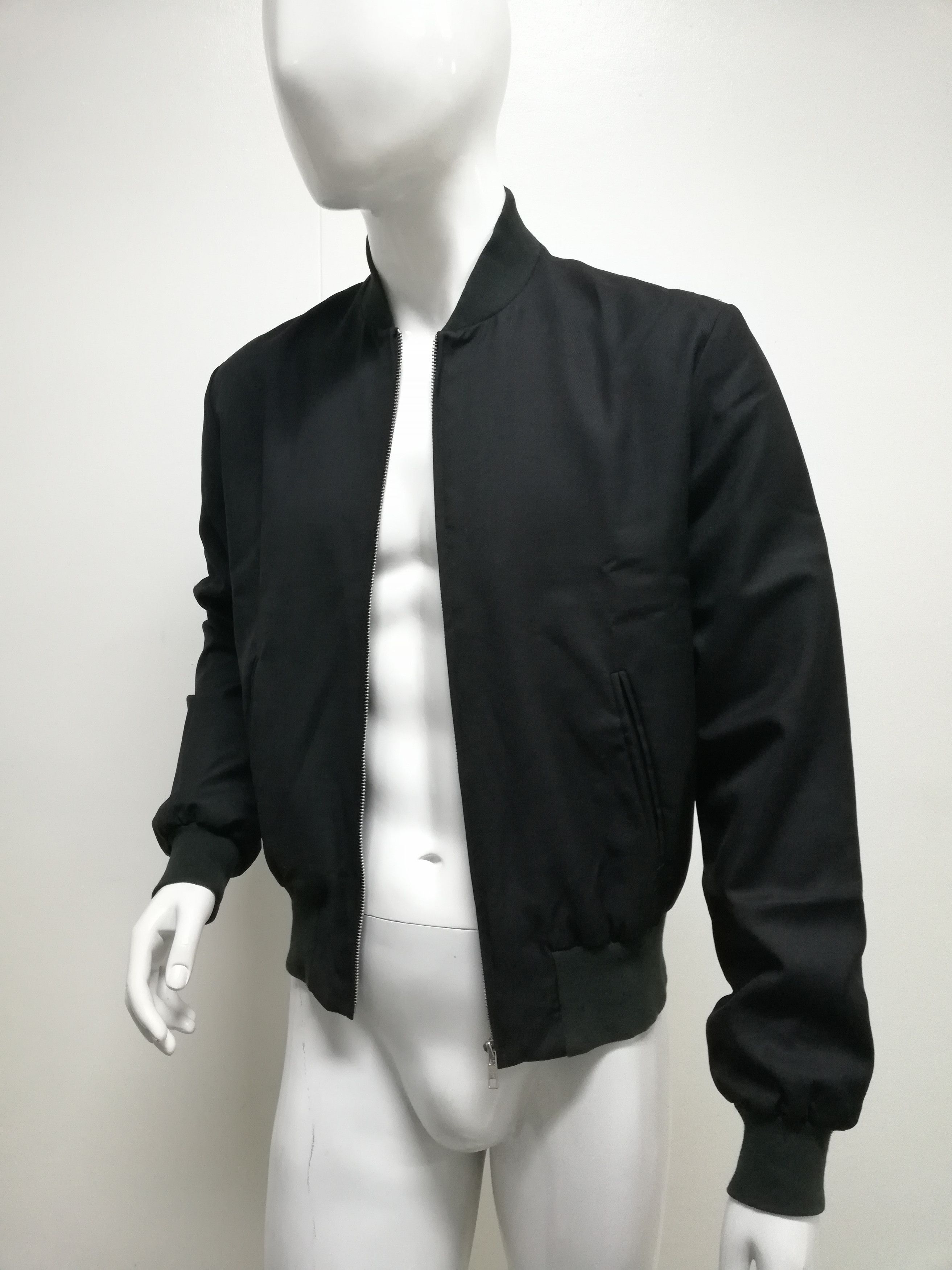 Raf Simons SS00 "Summa Cum Laude" Wool Bomber Jacket | Grailed