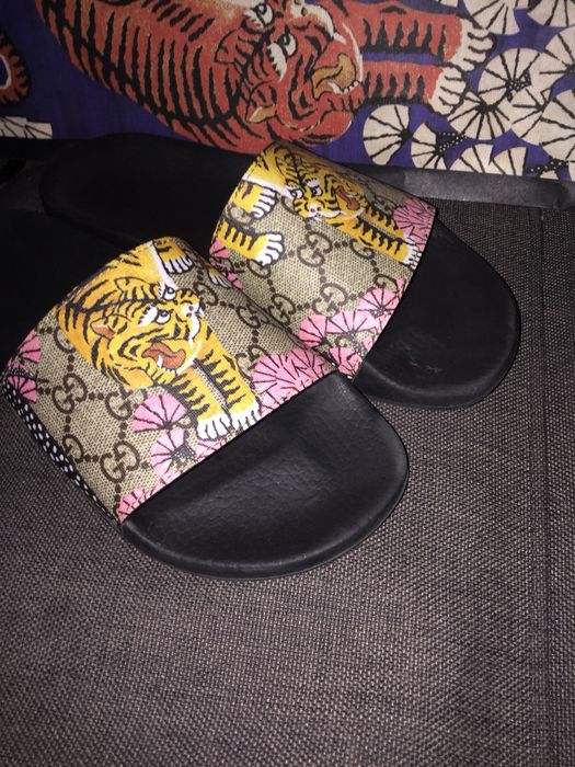 Gucci Tiger Slides | Grailed