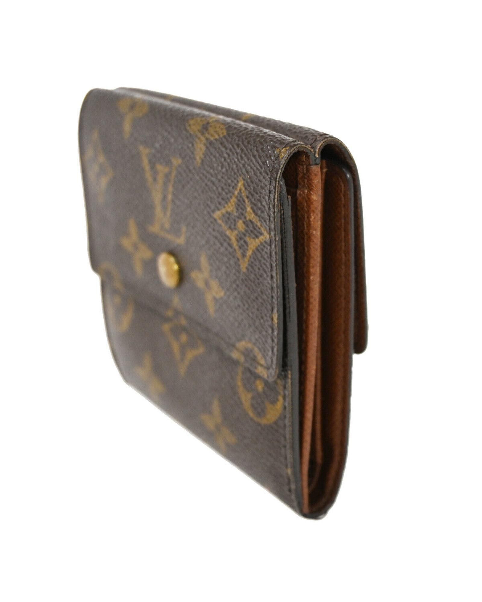 Louis Vuitton Luxury Trifold Wallet with Monogram Pattern | Grailed