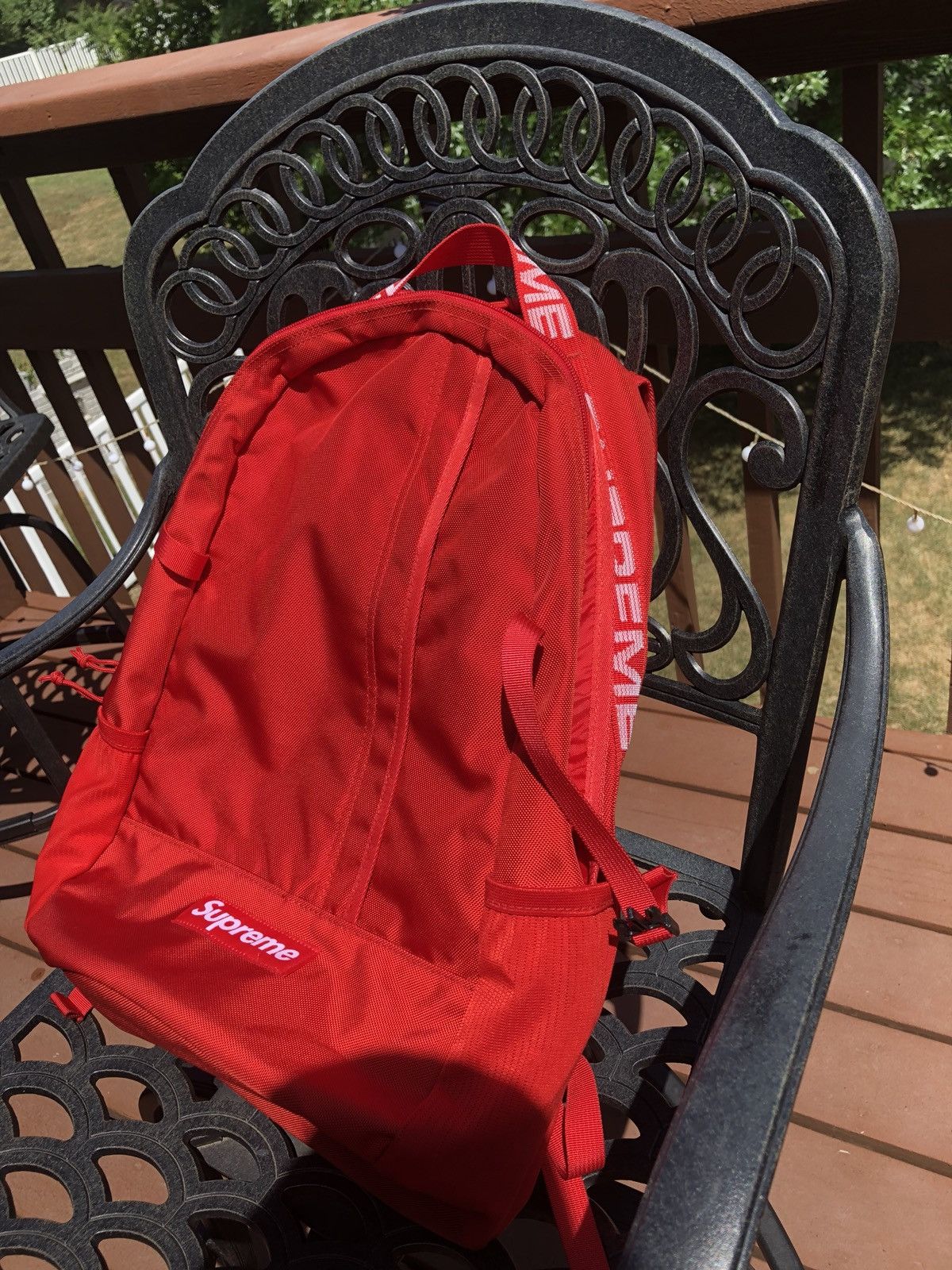 Supreme Red Backpack | Grailed