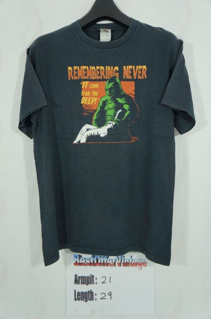 Vintage VIntage Remembering Never Monster Sexy T shirt | Grailed