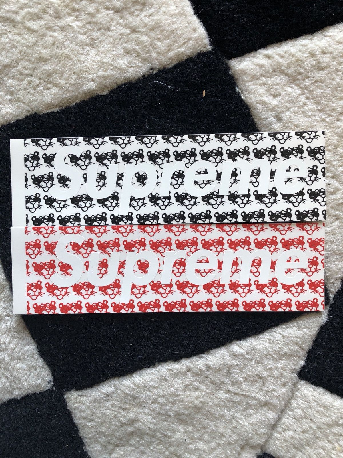 Supreme Pink Panther Bogo Sticker Set | Grailed