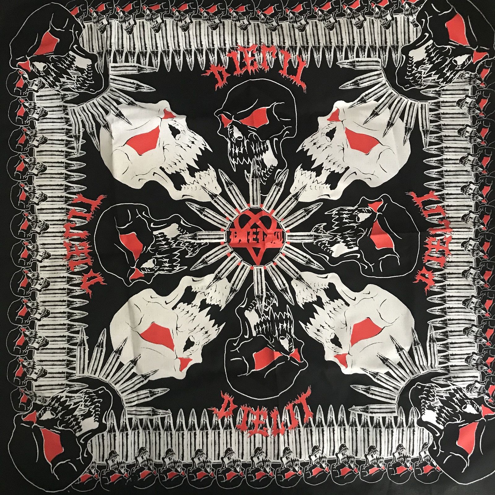 A$AP Rocky × AWGE × Band Tees Playboi Carti Die Lit Bandana | Grailed