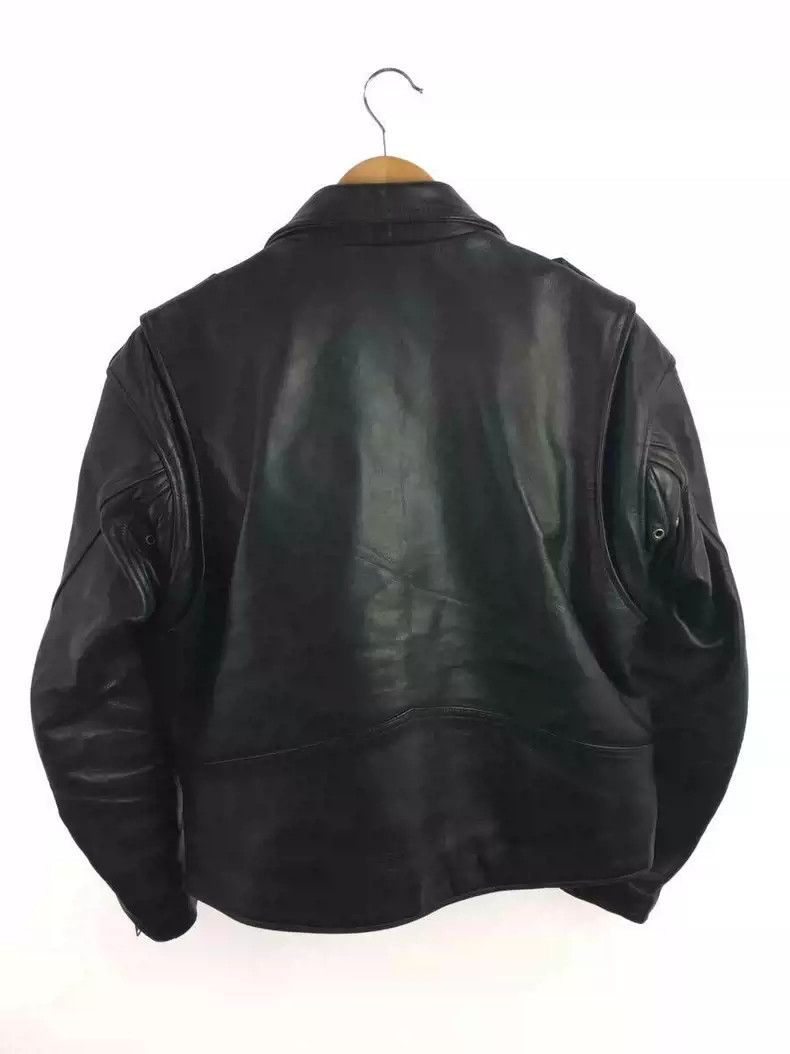 Kadoya kadoya Inclined zipper leather clothes | Grailed