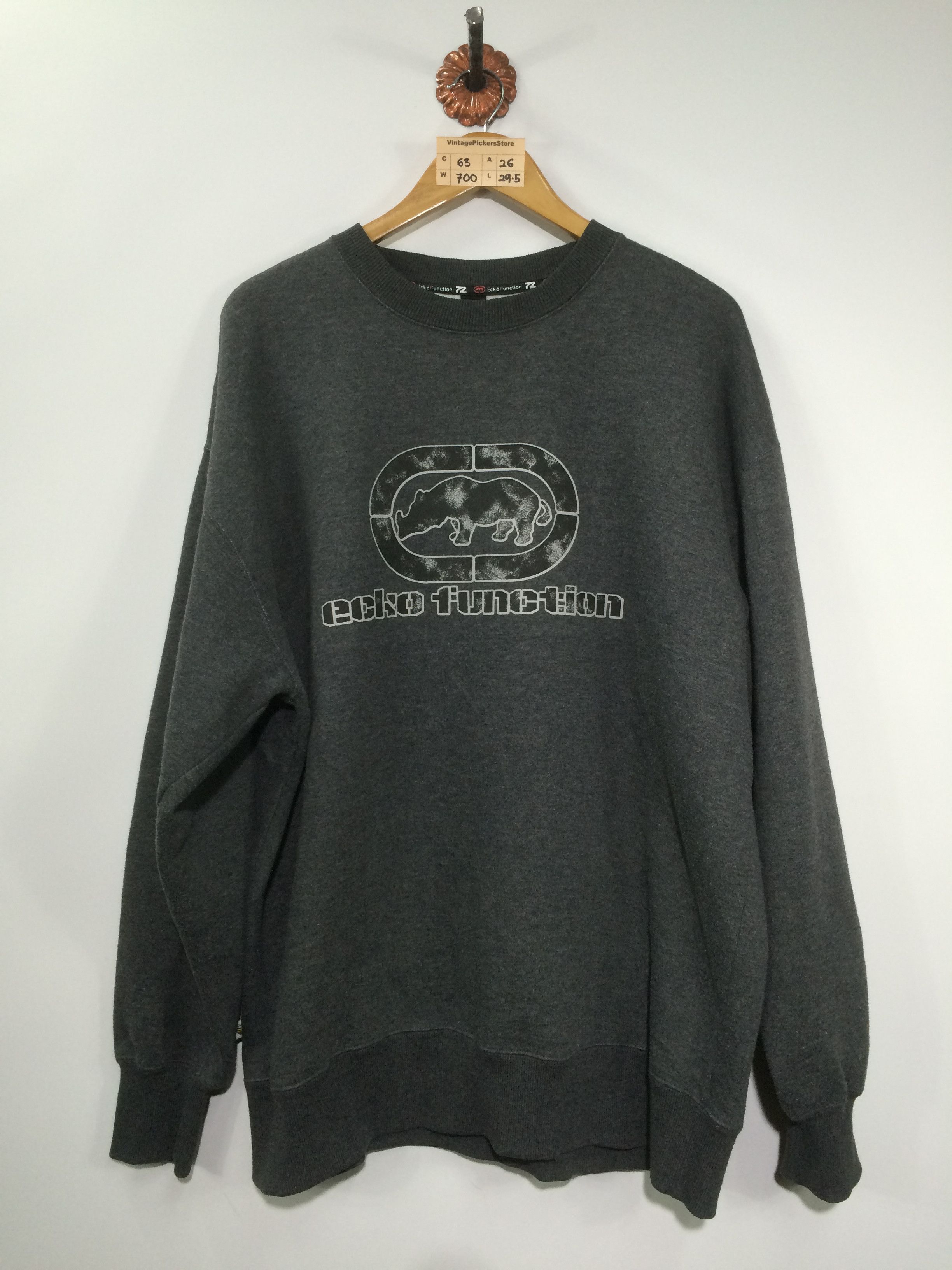 Ecko Unltd. Vintage 1990 ECKO FUNCTION Sweater Mens Xlarge Ecko Hip Hop Crewneck Sweater Ecko ...