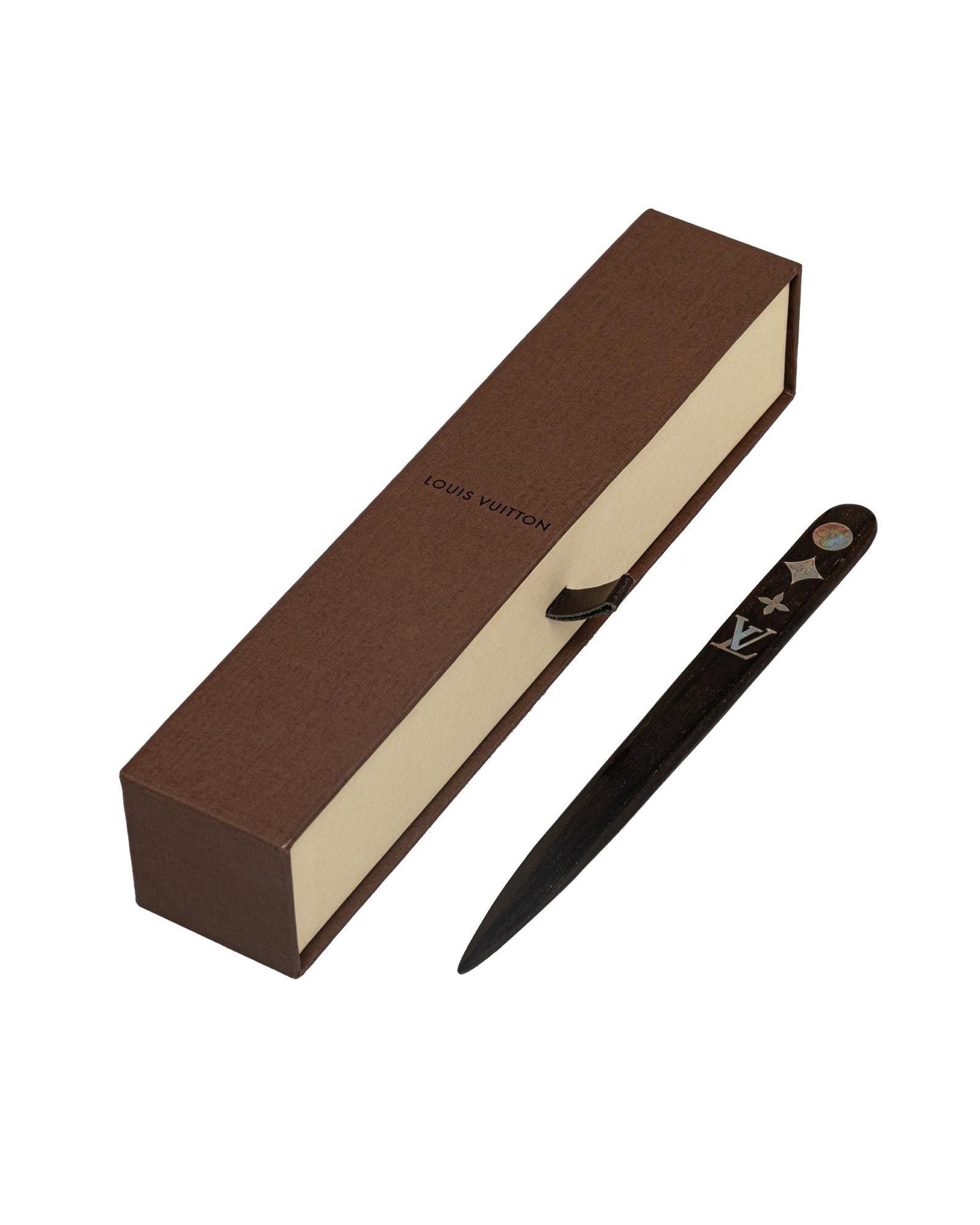 Louis Vuitton Handcrafted Wooden Paper Cutter Knife | Grailed
