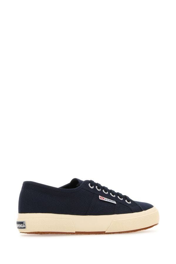 Superga Navy Blue Canvas 2750 Sneakers | Grailed