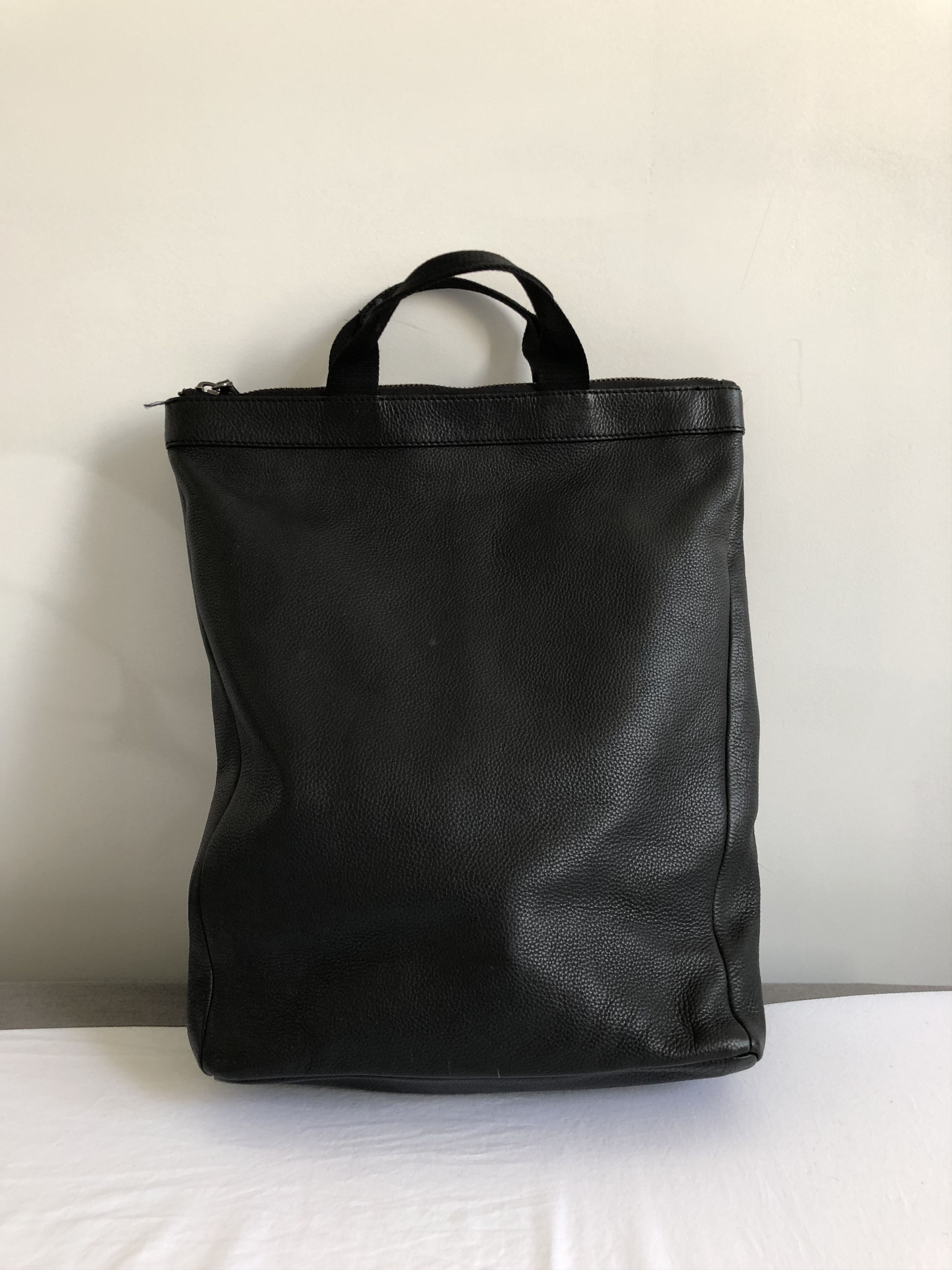 Cos Leather Tote Backpack | Grailed