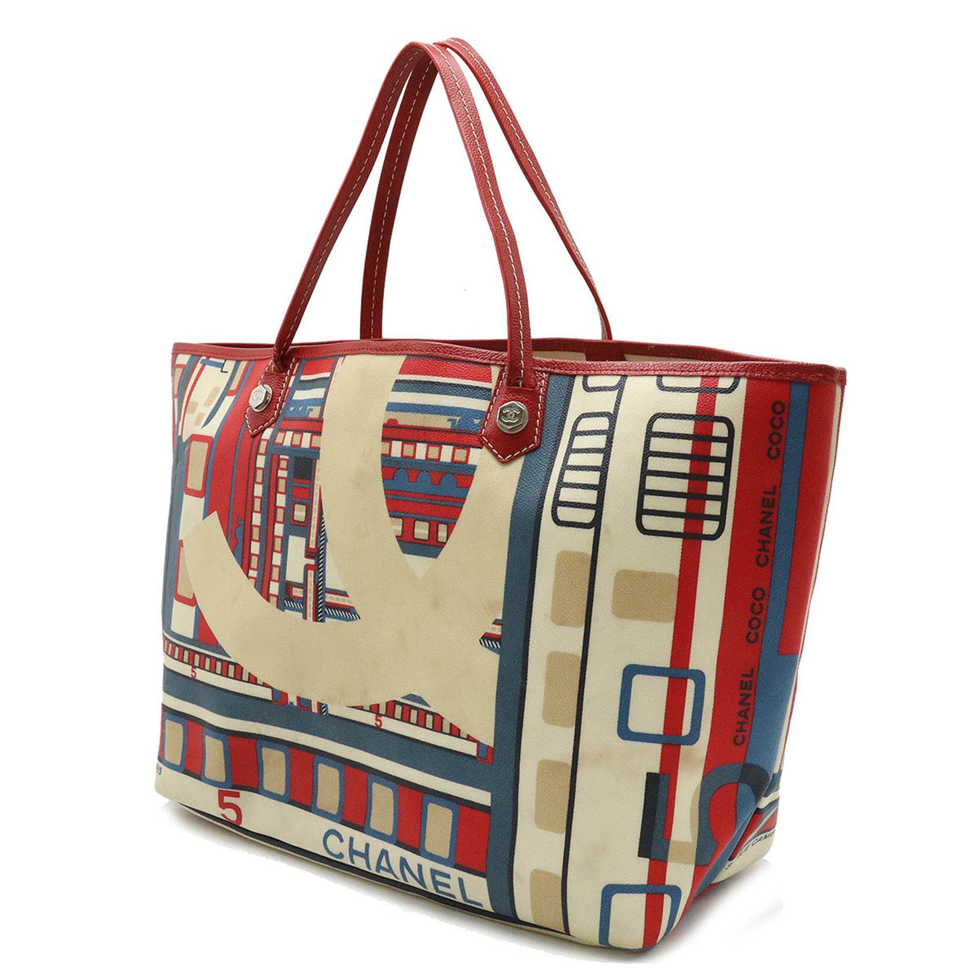 Chanel CHANEL Central Station Tote Bag, Large Tote, Shoulder PVC ...