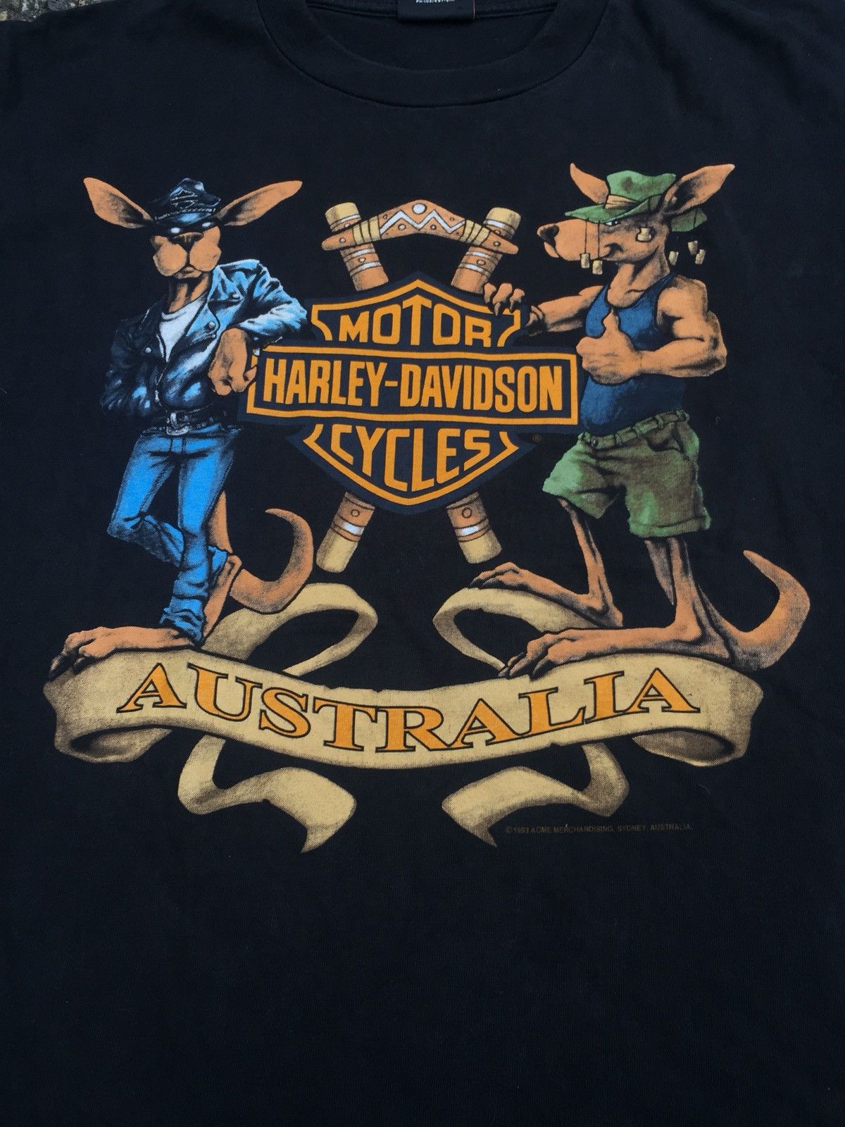 Harley Davidson Vintage 1993 Harley Davidson Kangaroo Tee | Grailed