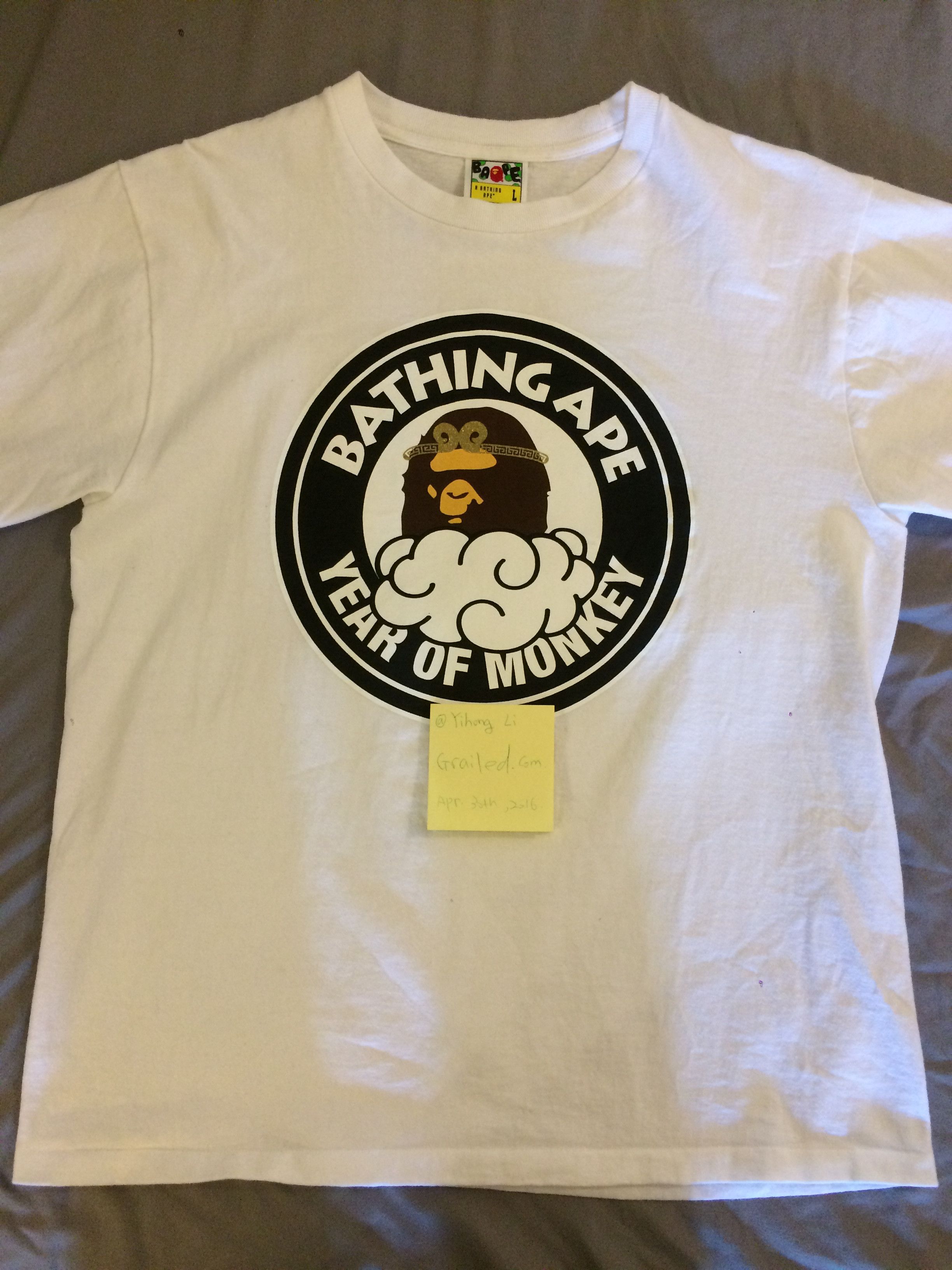 Bape Bape Year of The Monkey Tee Size L | Grailed