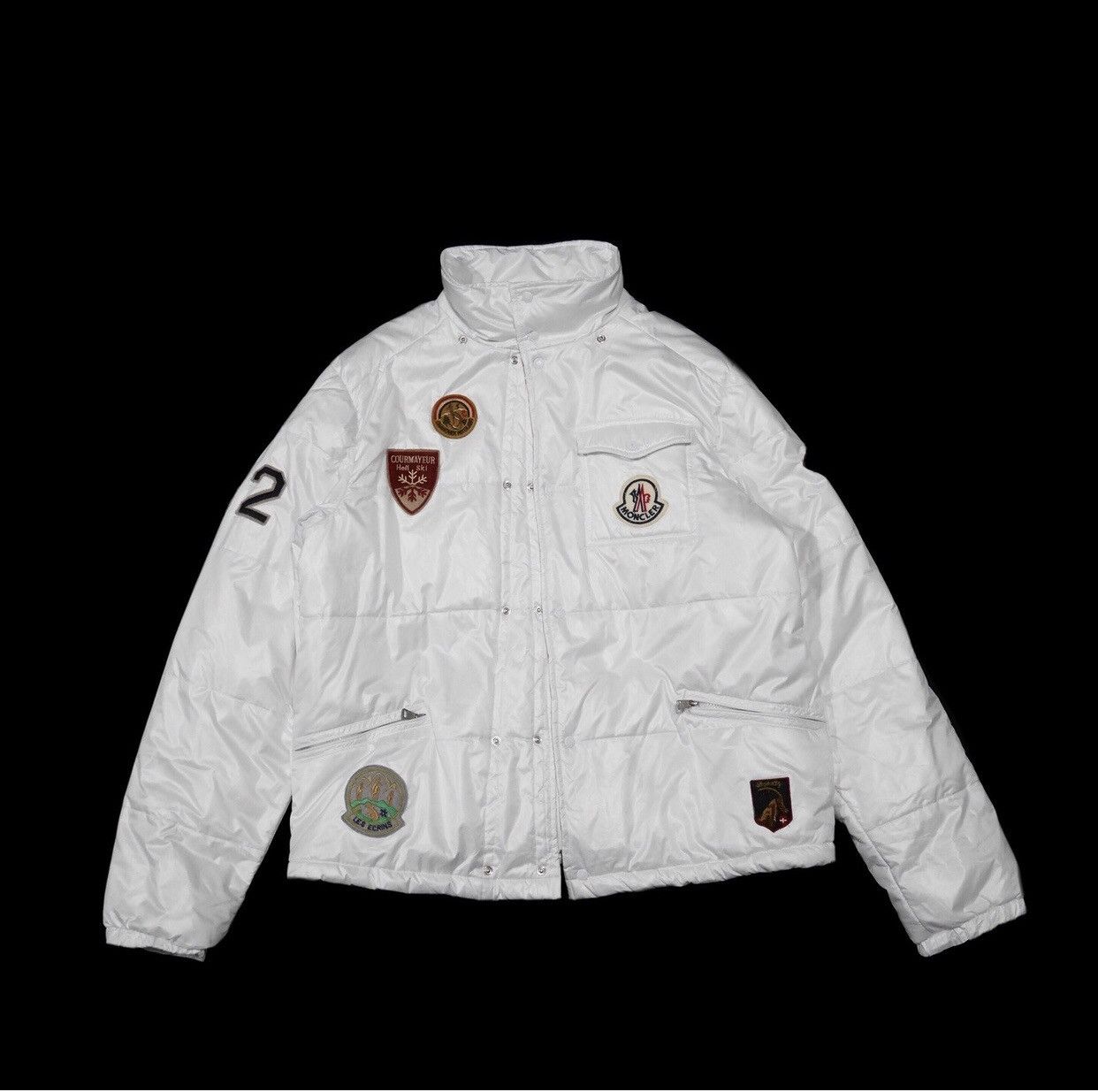 Moncler RARE Moncler Arms Goose Down Jacket | Grailed