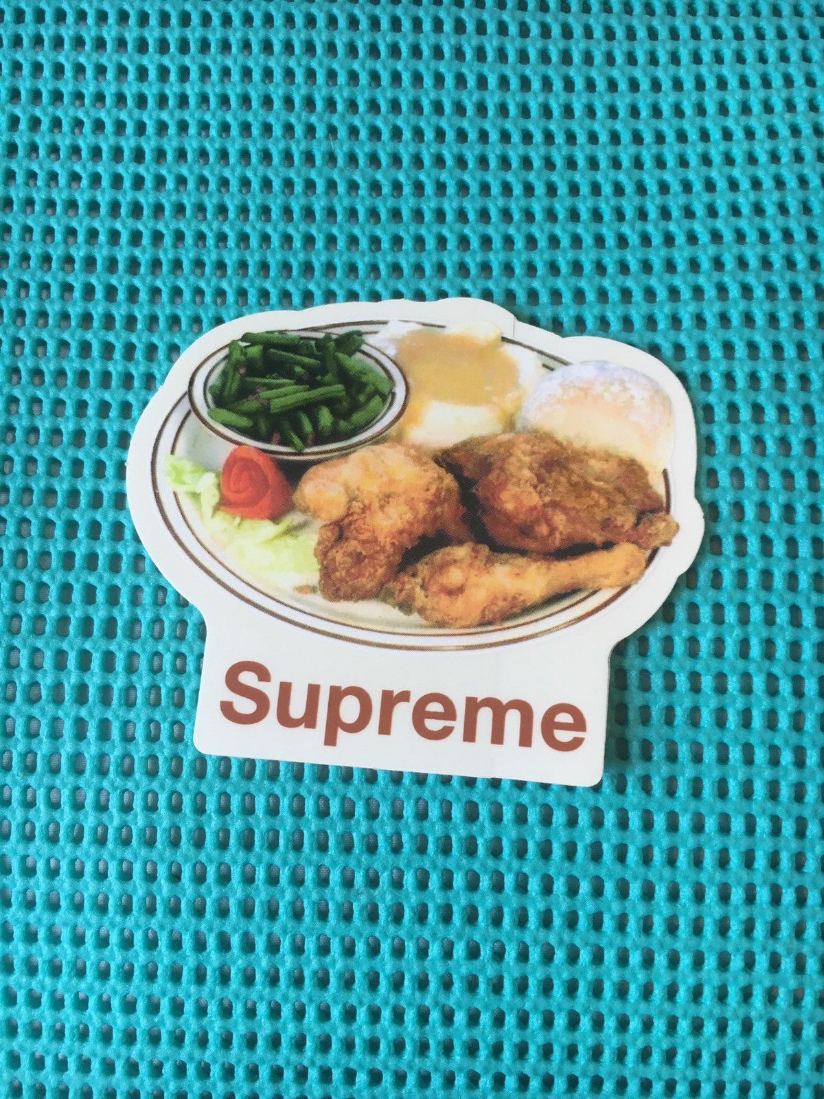 Supreme Chicken Dinner Sticker | Grailed