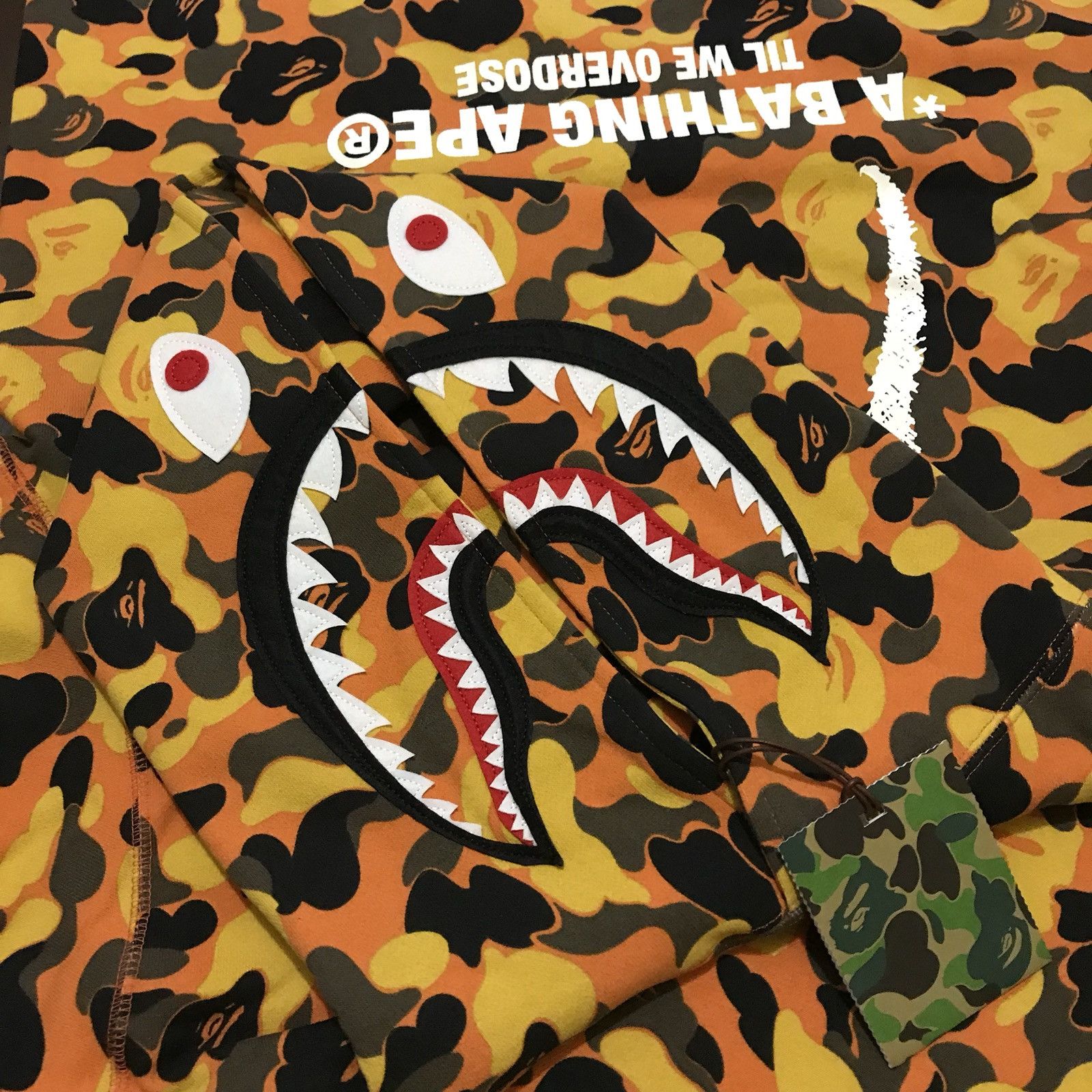 Bape × The Weeknd A Bathing Ape X The Weeknd XO Collab Orange Camo ...