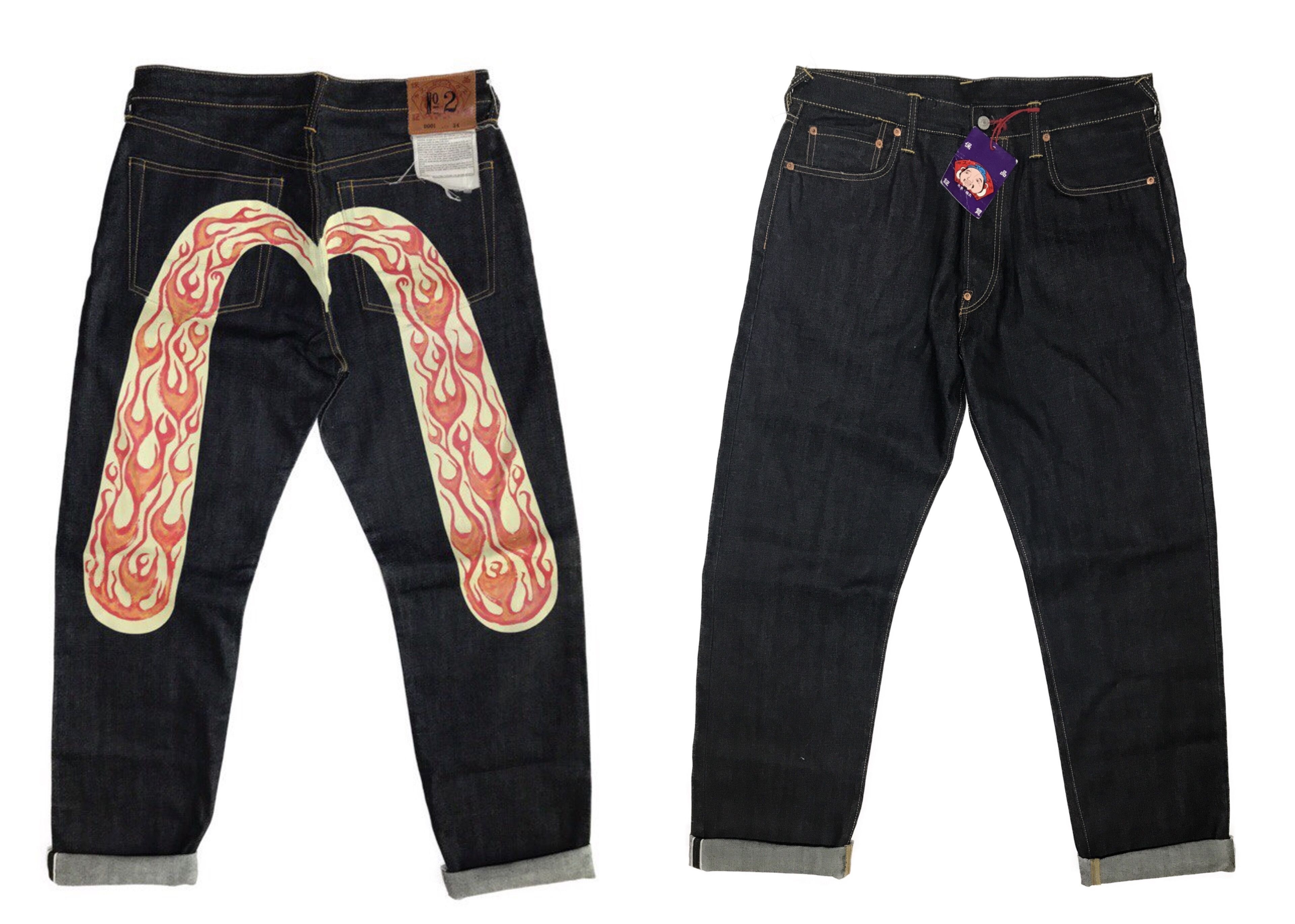 Evisu EVISU Fire Daicock Vintage Selvedge denim | Grailed