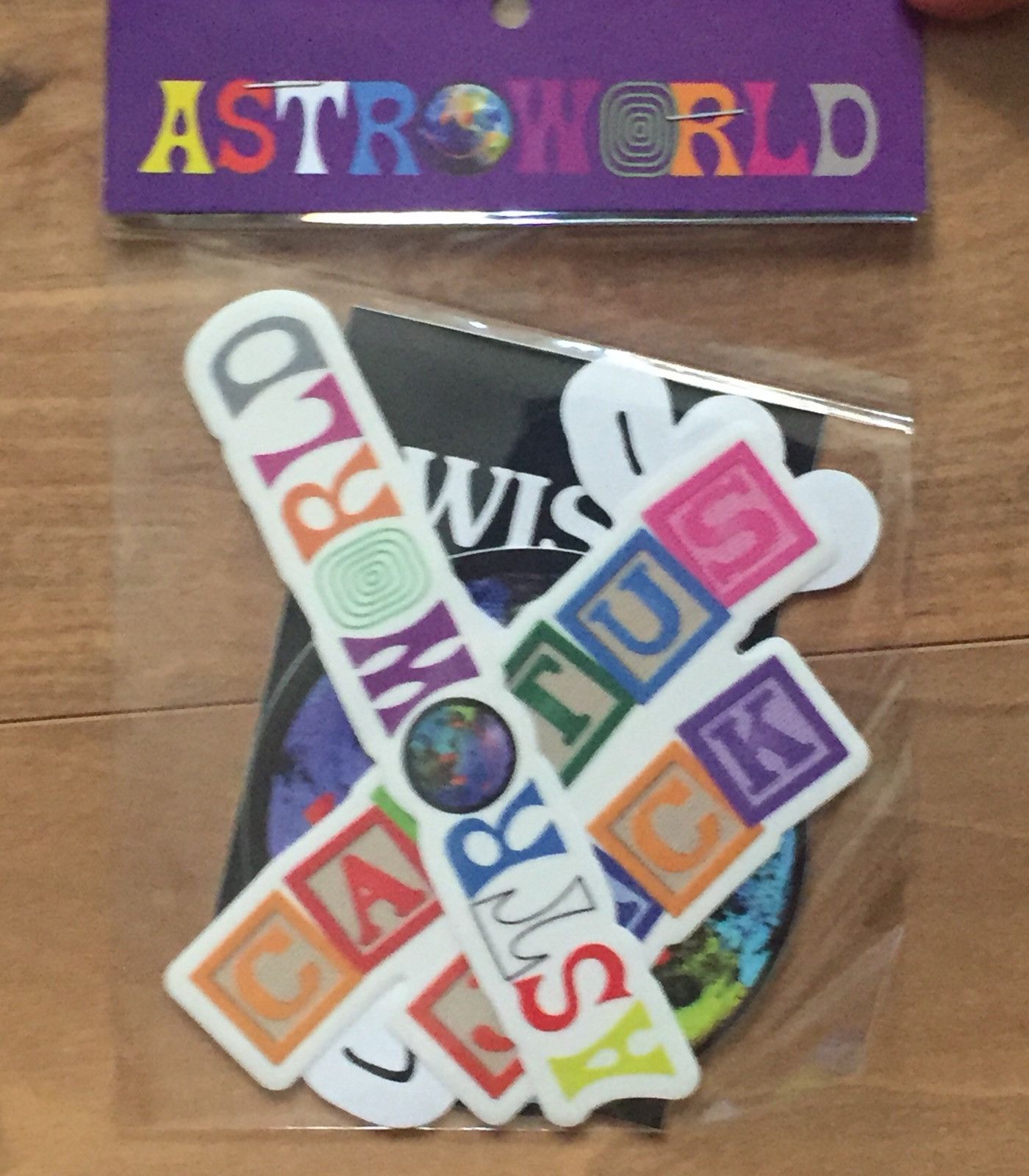 Travis Scott Travis Scott Astroworld Sticker Pack Merch | Grailed