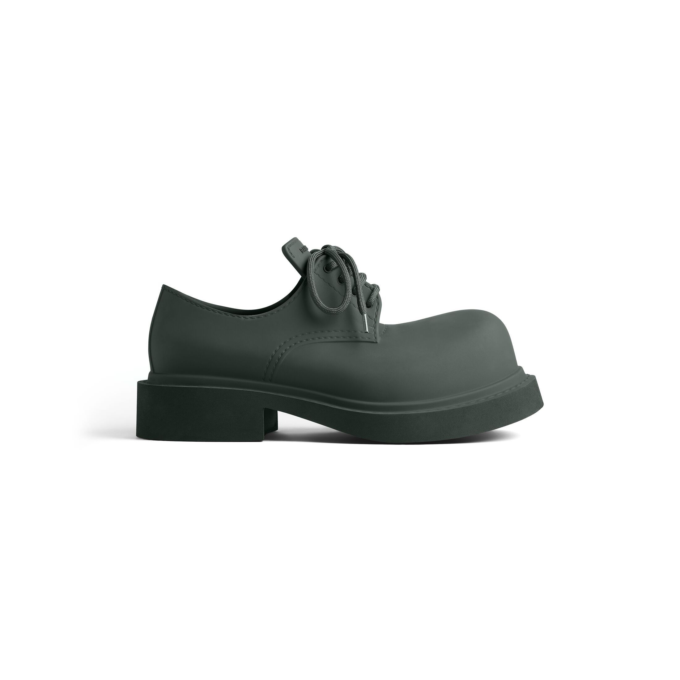 Balenciaga Steroid Derby Shoes in dark green | Grailed