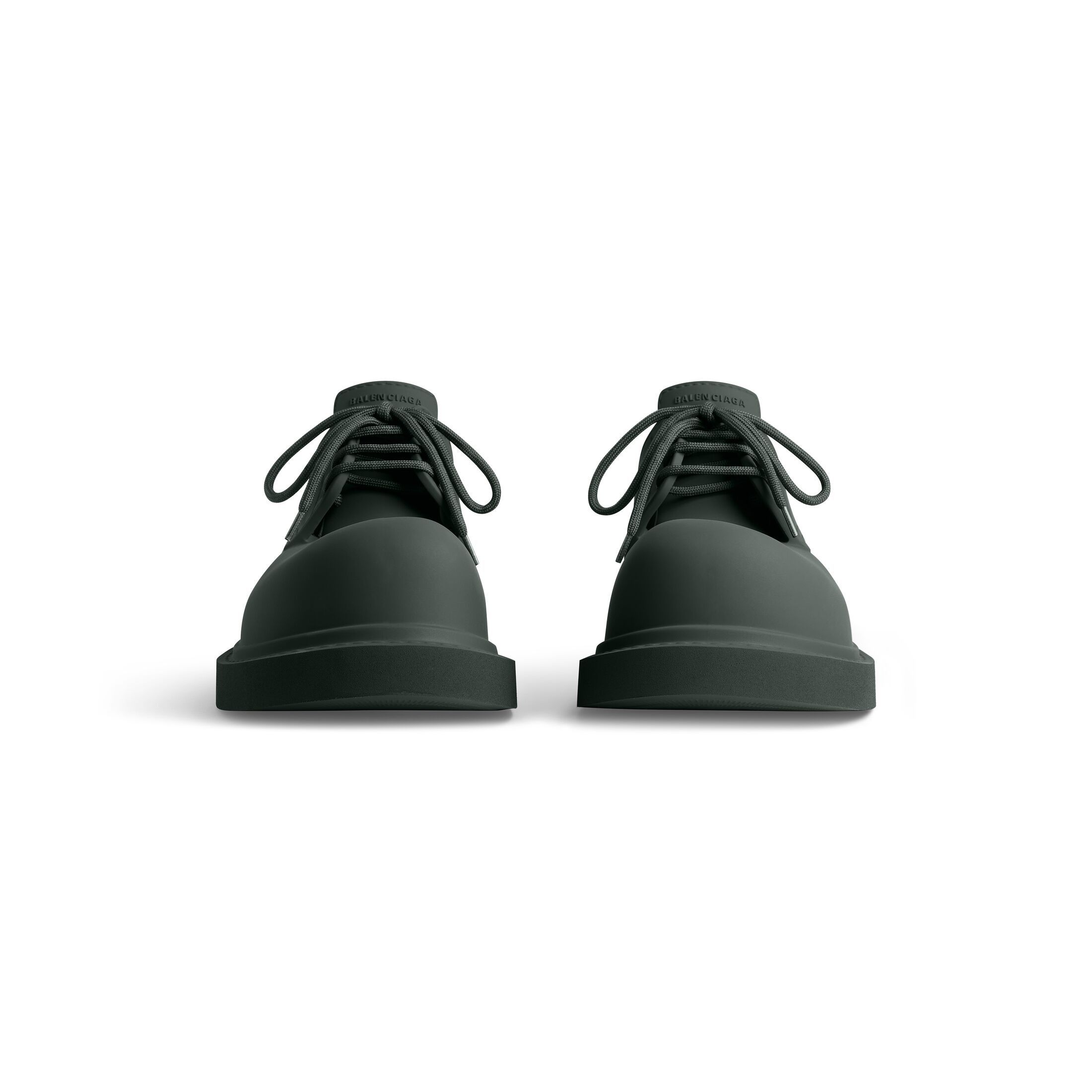 Balenciaga Steroid Derby Shoes in dark green | Grailed