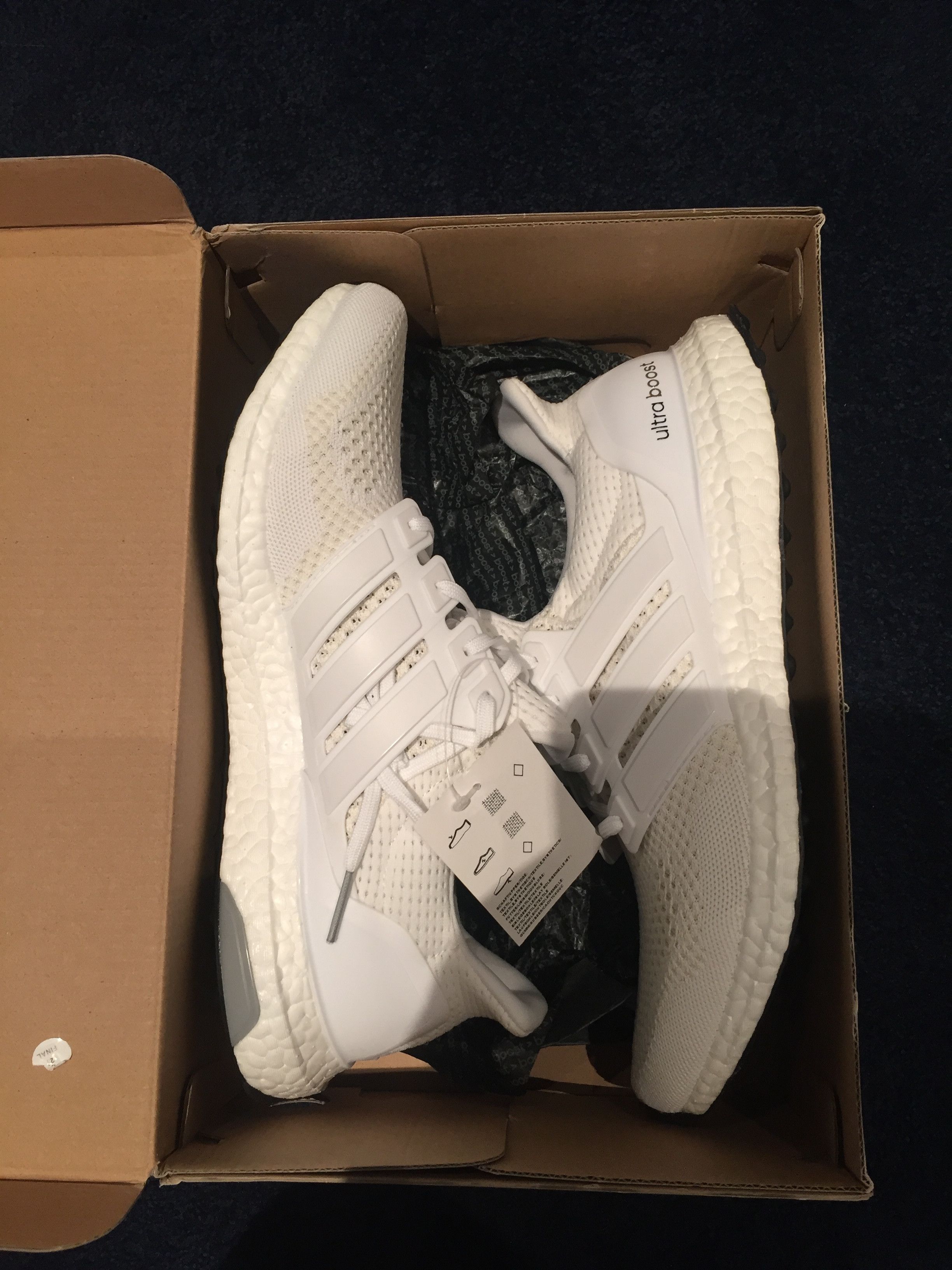 Adidas Ultra Boost Triple White | Grailed