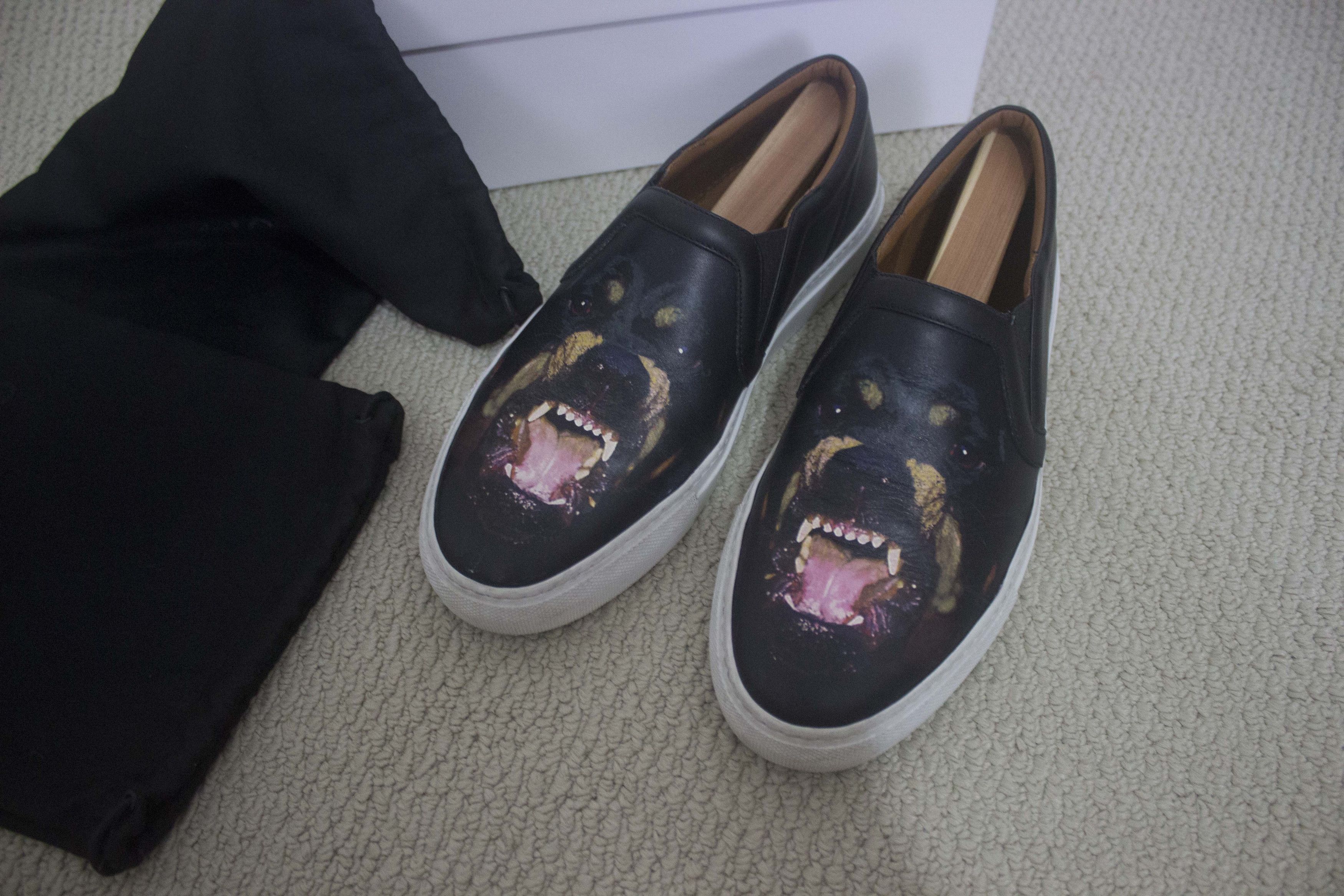 Givenchy rottweiler slip on sneakers | Grailed