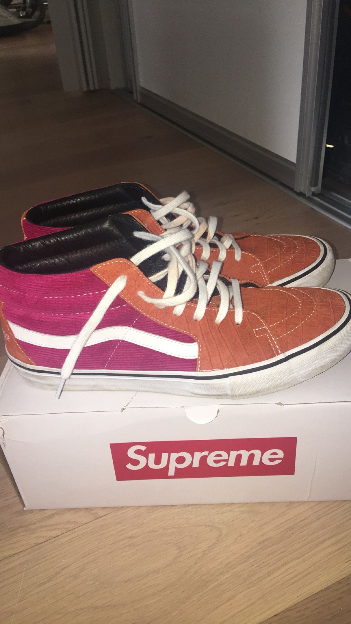 Supreme × Vans Supreme x VANS Rust croc suede | Grailed