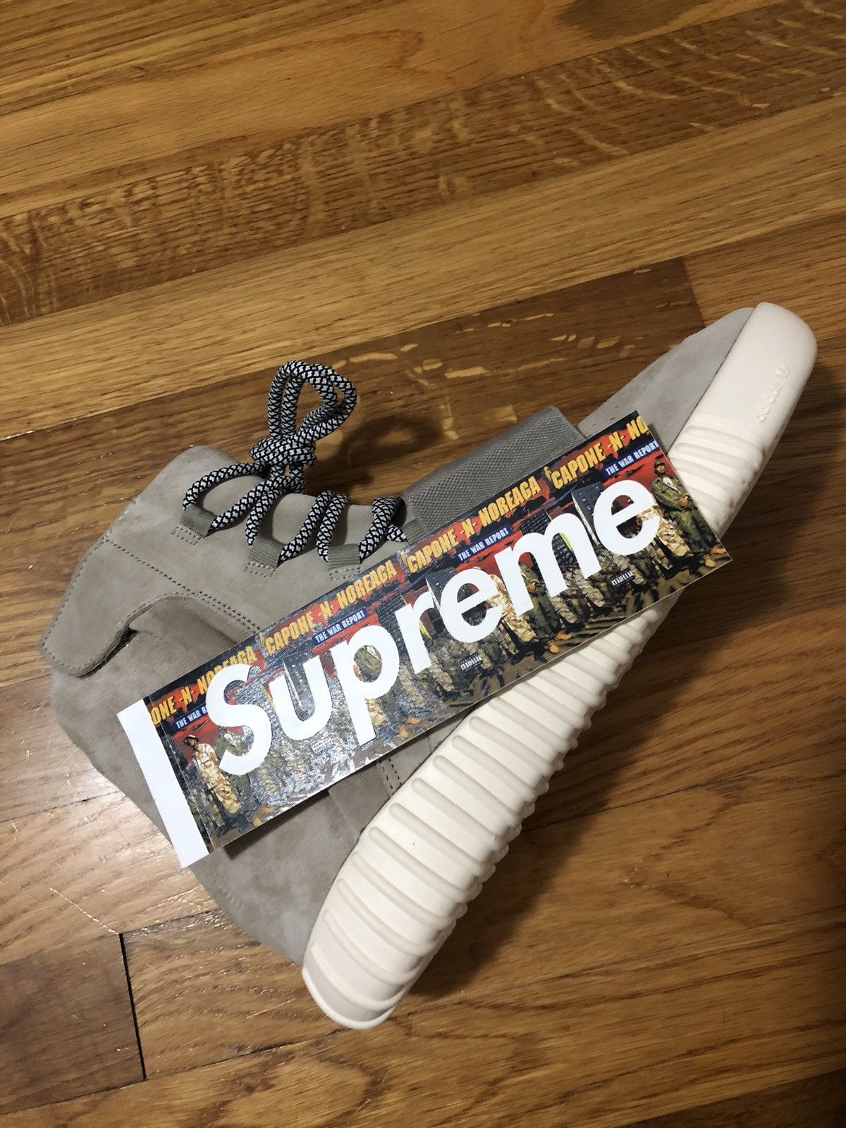 Supreme Capone n Noreaga Box Logo Sticker | Grailed