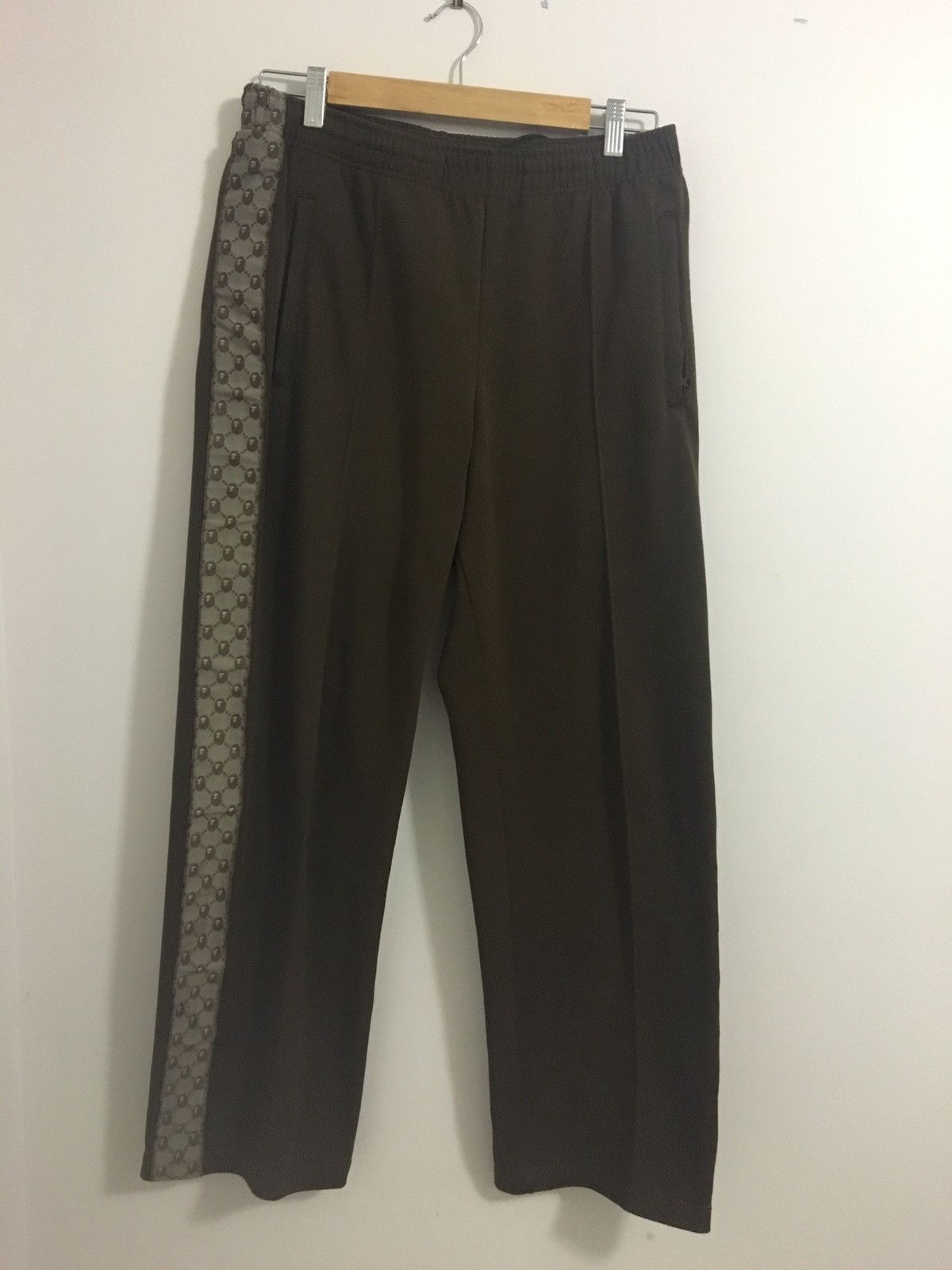 Bape OG A Bathing Ape Bape "GUCCI" Monogram Sweatpants | Grailed