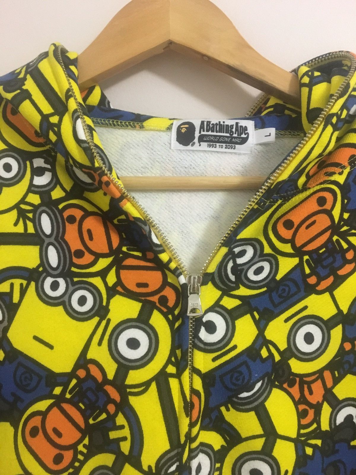Bape Bape A Bathing Ape X Minions Zip Up | Grailed