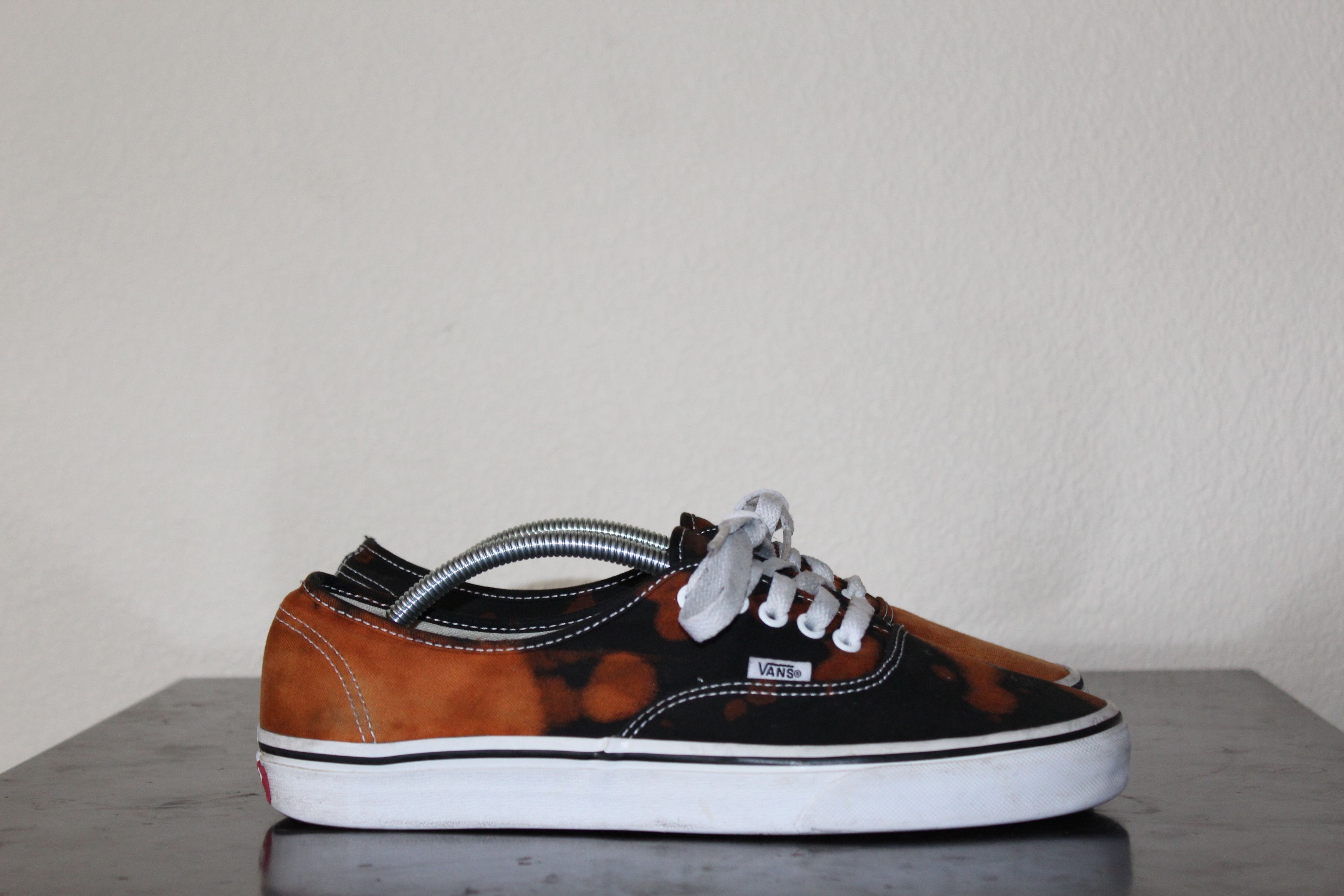 Vans Custom Bleached Classic Authentics | Grailed