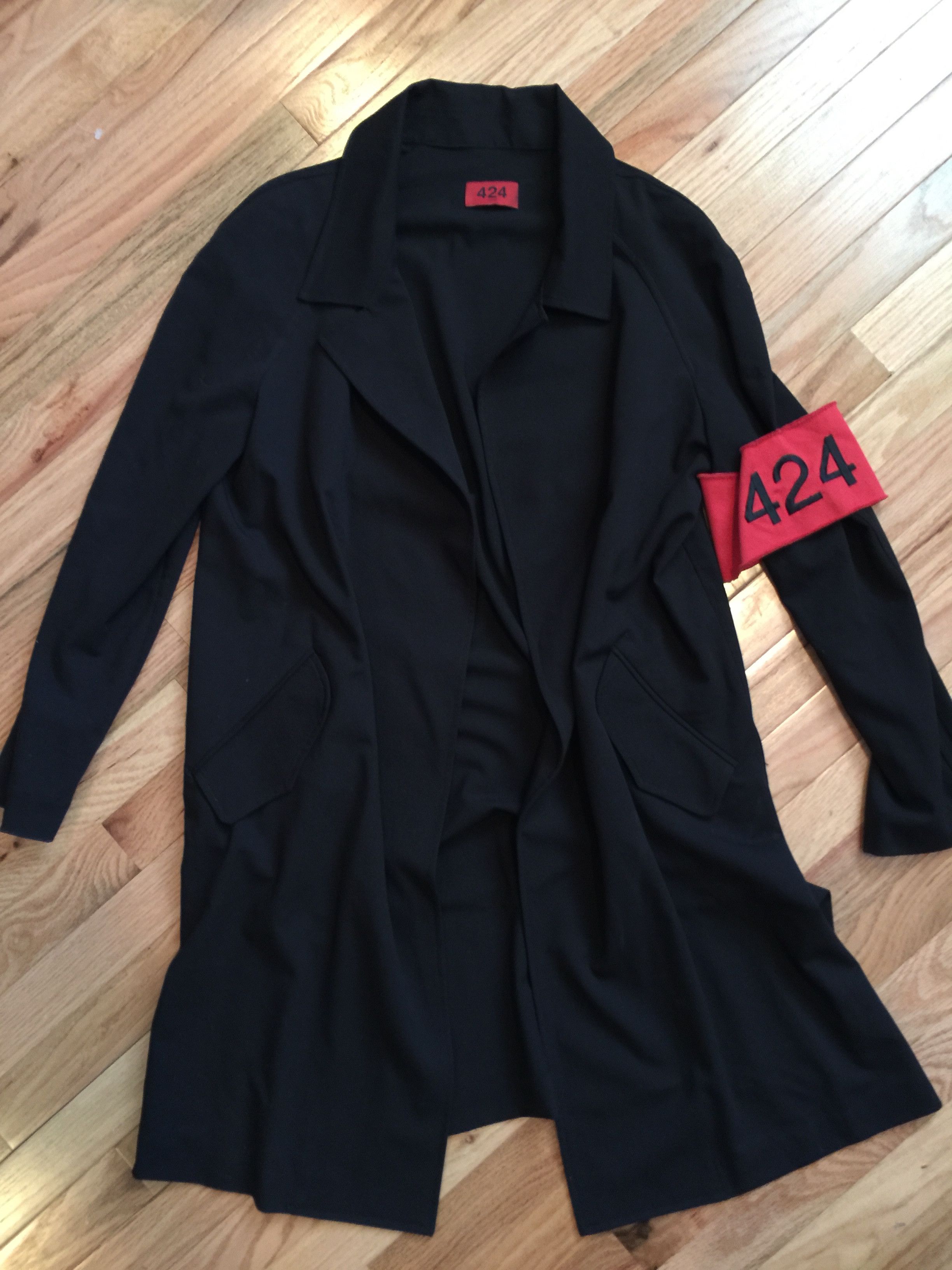 424 On Fairfax 424 Armband Long Coat S | Grailed