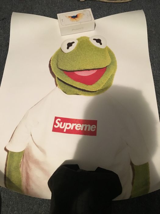 Supreme Kermit the Frog 24x30 original poster | Grailed