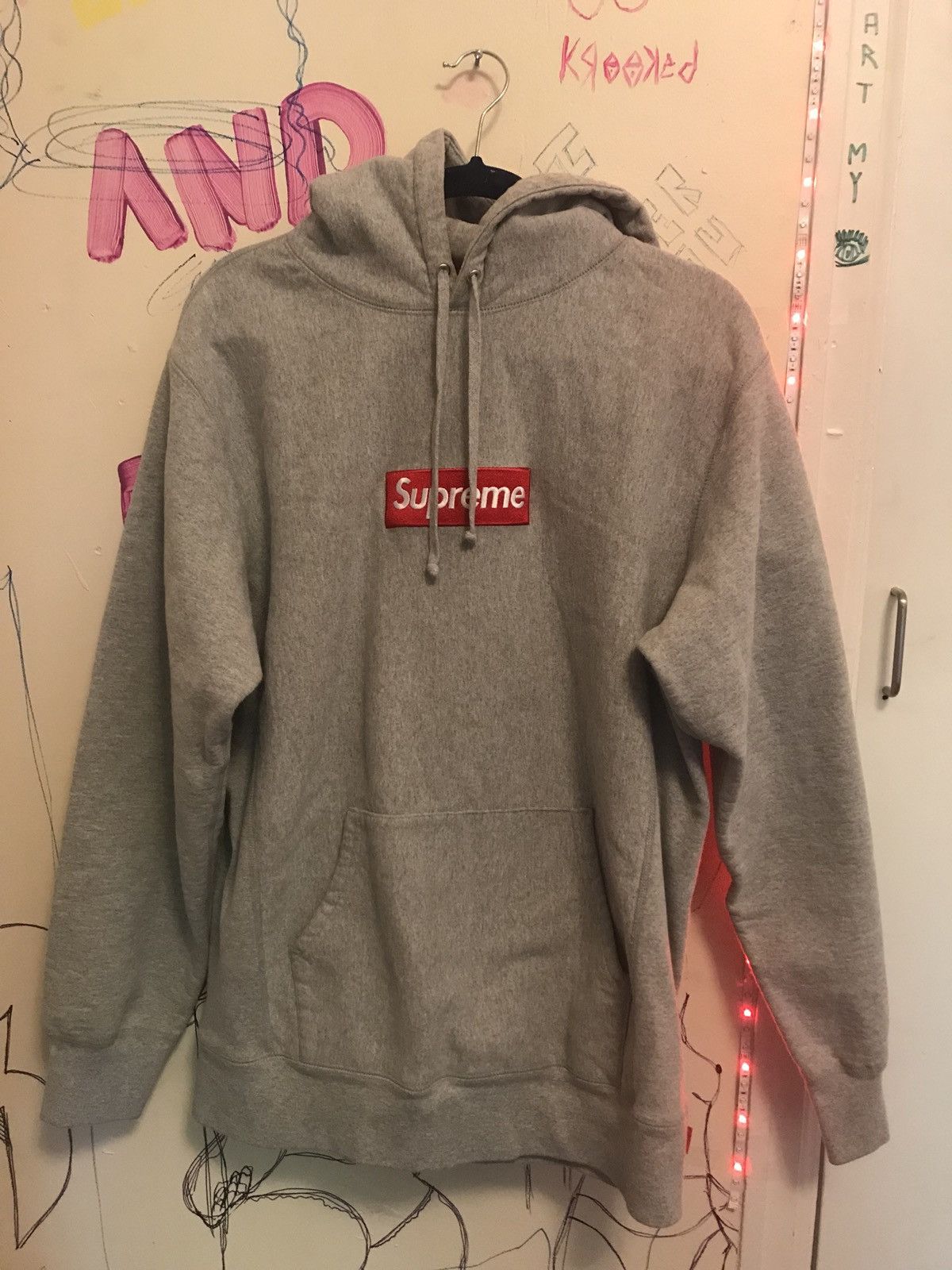 Supreme Grey Box Logo | Grailed