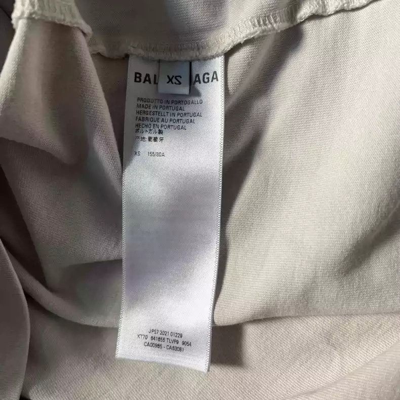 Balenciaga Balenciaga Unity Double Ring Logo Embroidered Short Sleeves ...