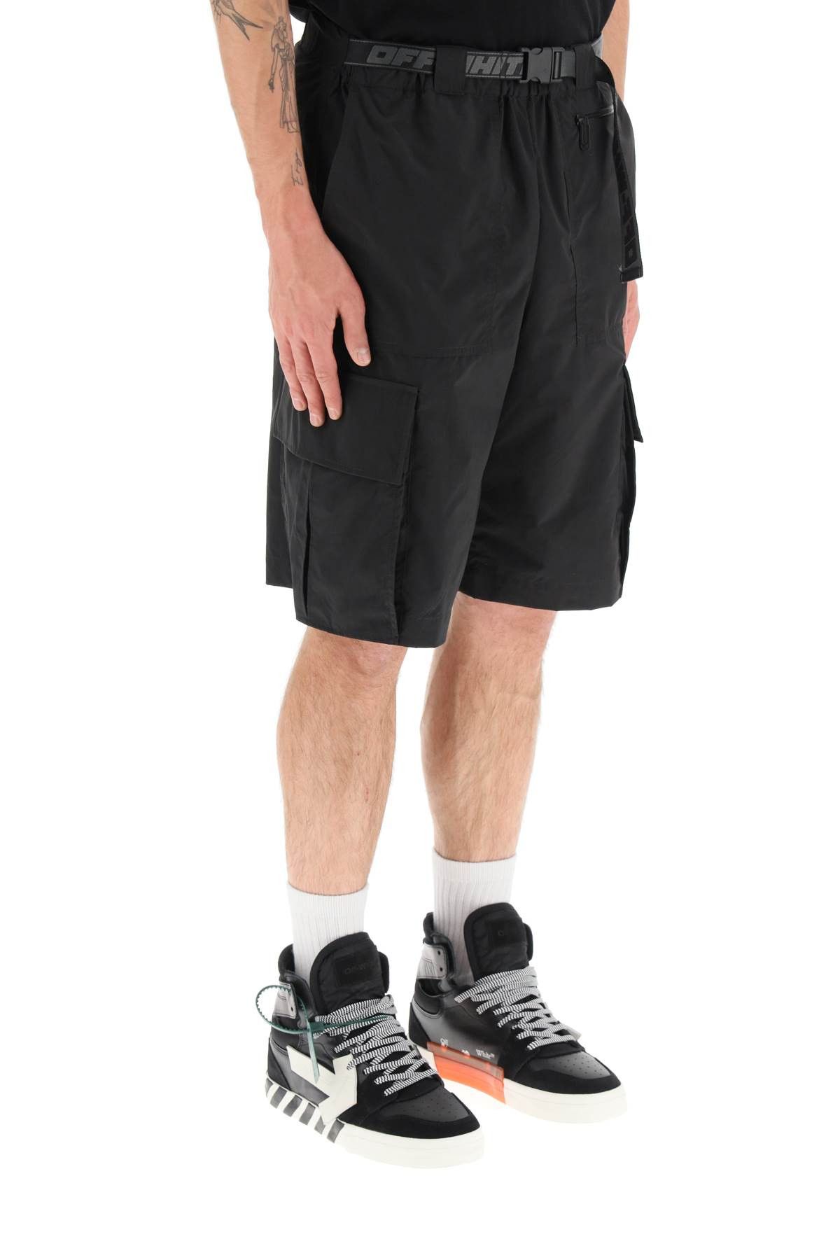 Off-White industrial cargo shorts | Grailed