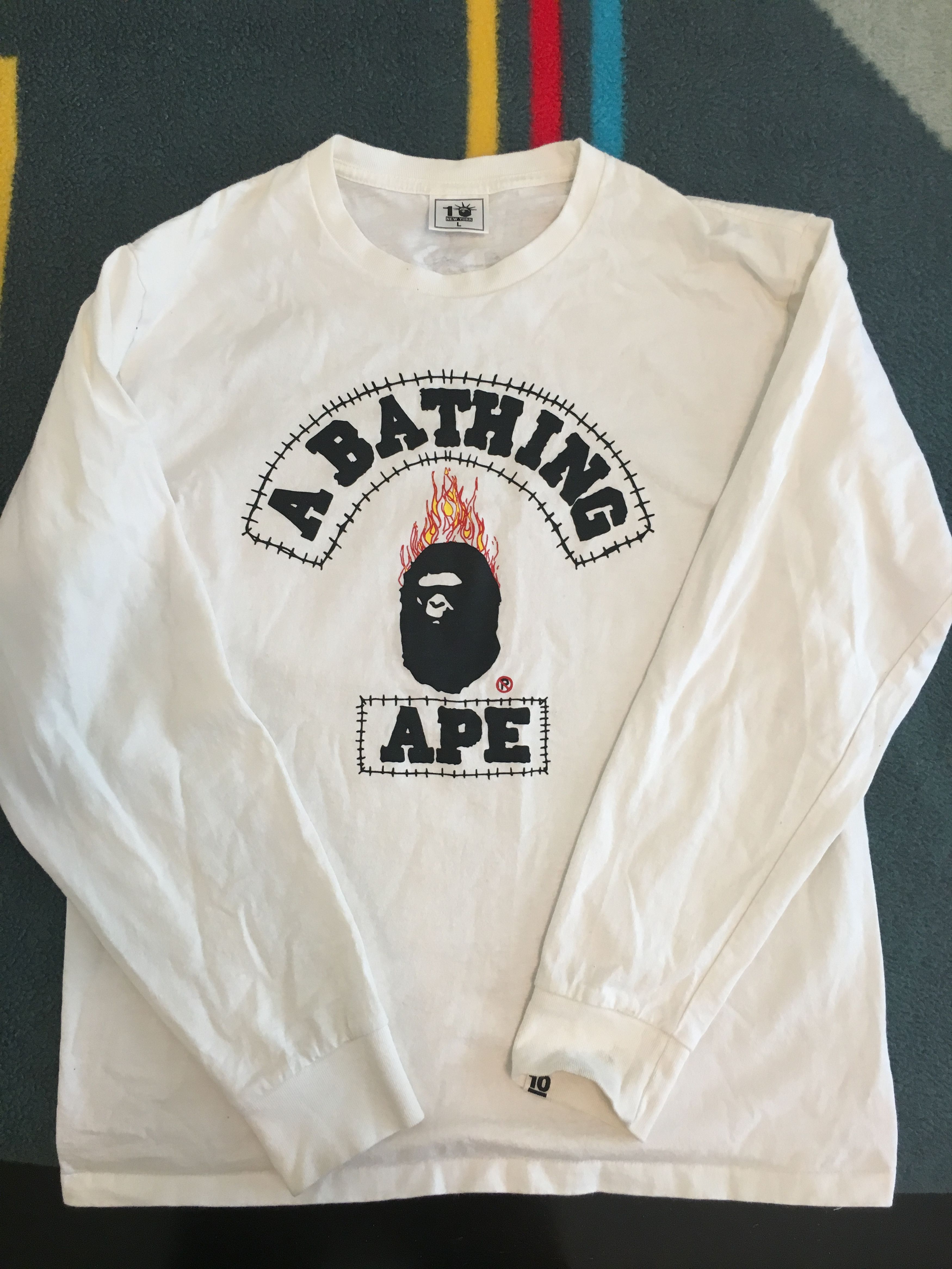 Bape Bape X Travis Scott Longsleeve | Grailed
