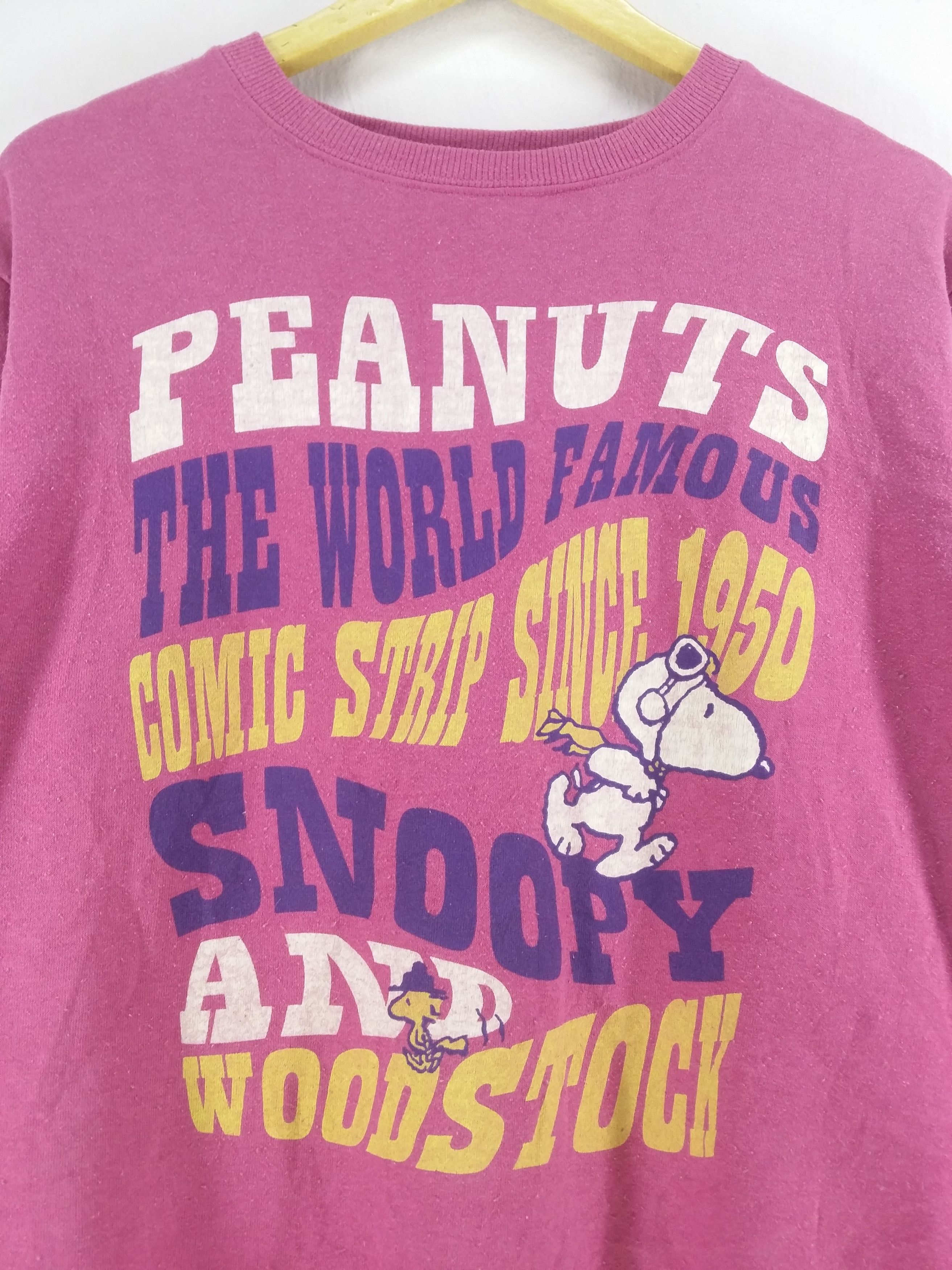 Peanuts Vintage 90's Peanuts Snoopy Big Spell Out Sweatshirt Jumper ...