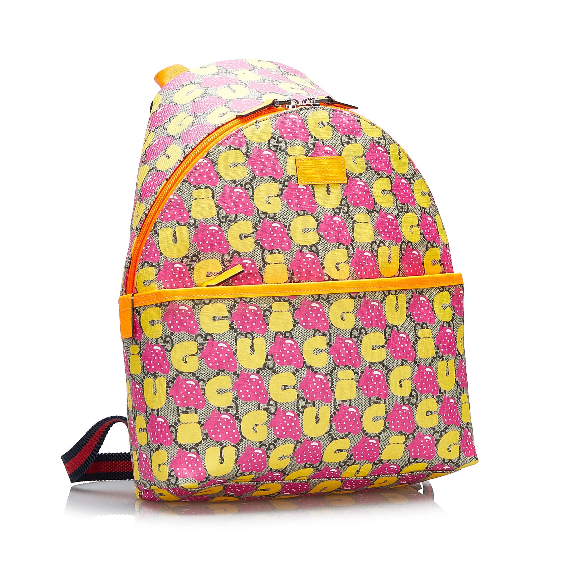 Gucci Gucci GG Supreme Kids Strawberry Backpack | Grailed